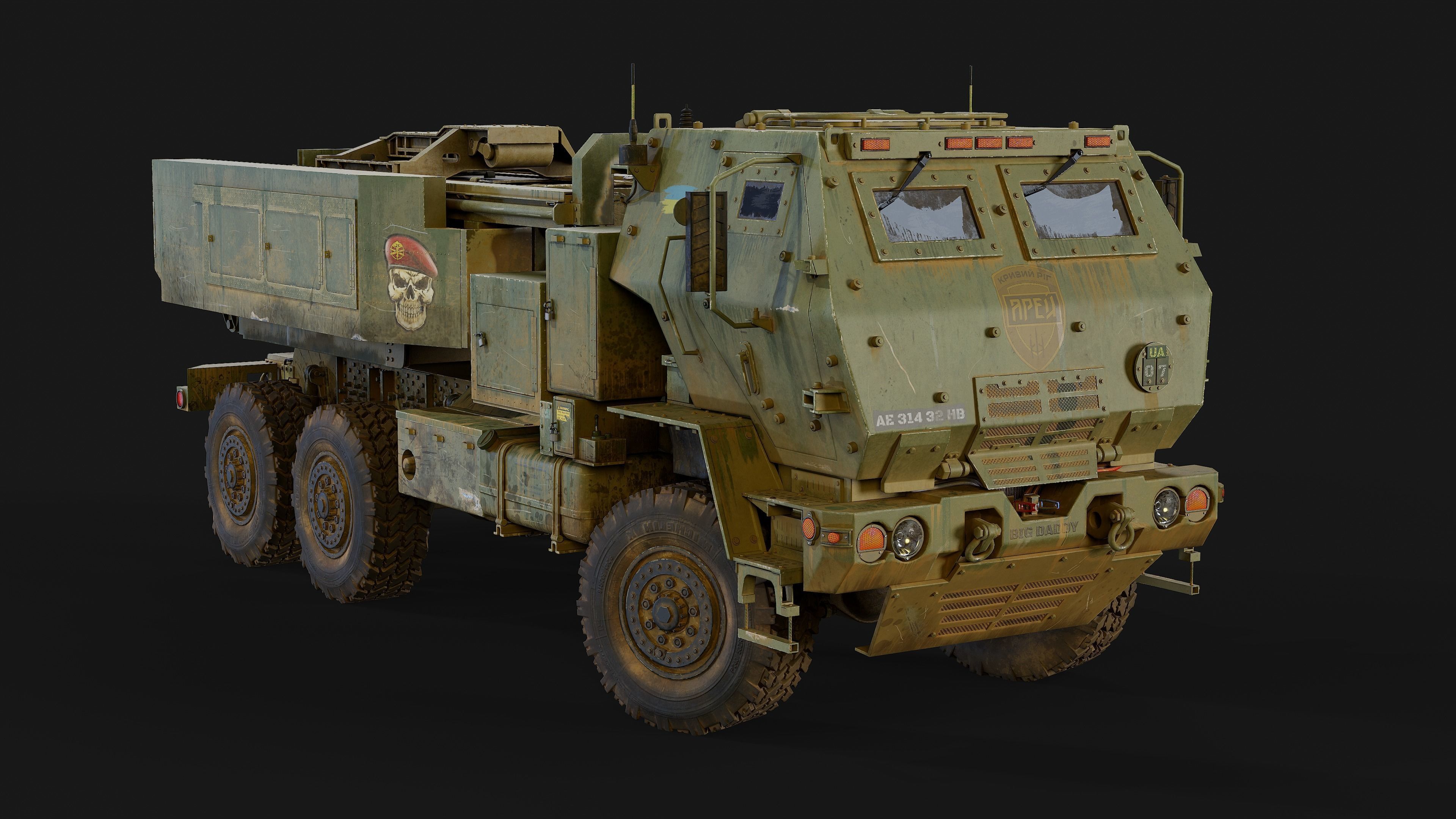 3D model MLRS HIMARS M142 VR / AR / low-poly | CGTrader