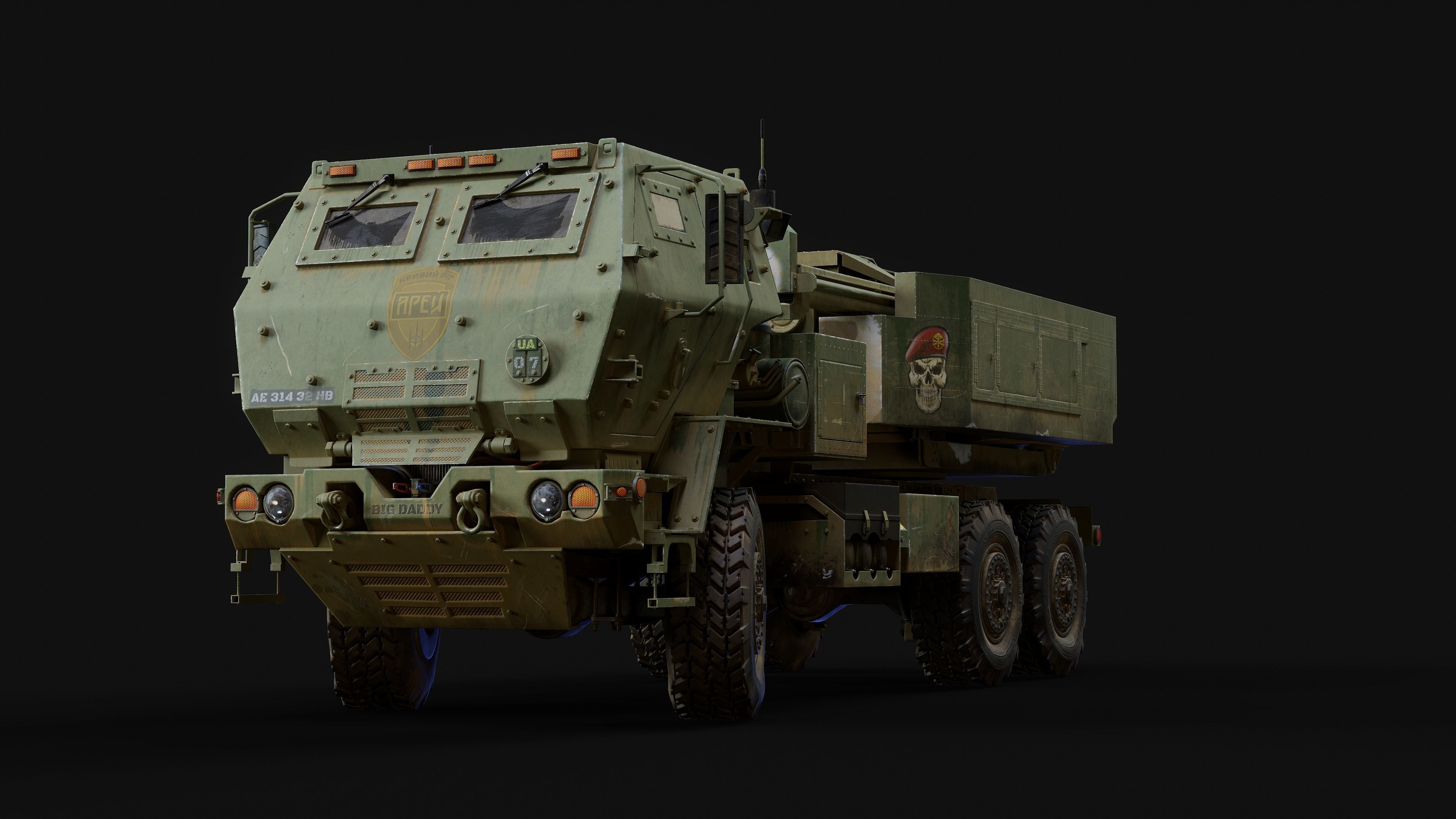 3D model MLRS HIMARS M142 VR / AR / low-poly | CGTrader