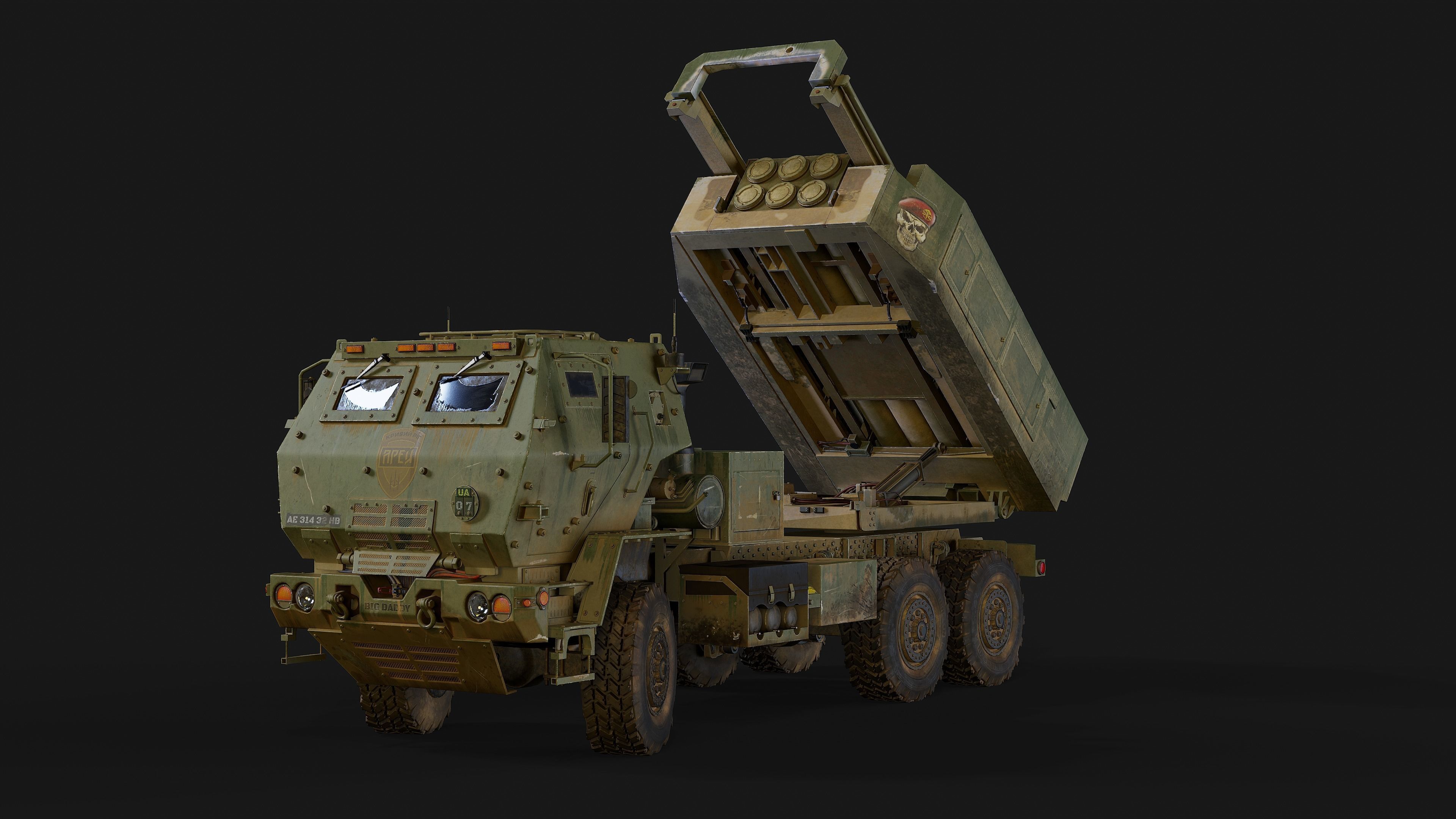 3D model MLRS HIMARS M142 VR / AR / low-poly | CGTrader