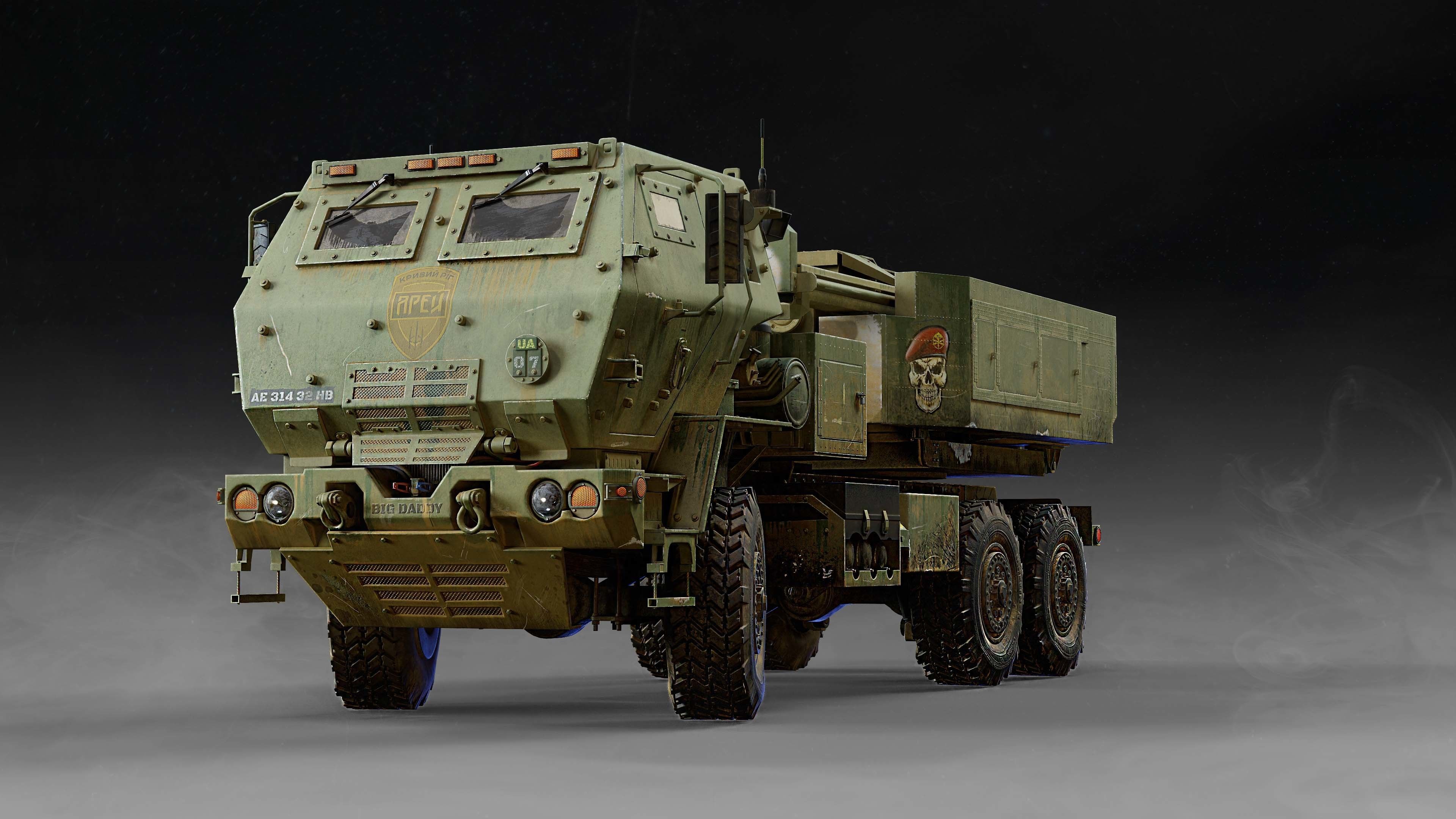 3D model MLRS HIMARS M142 VR / AR / low-poly | CGTrader