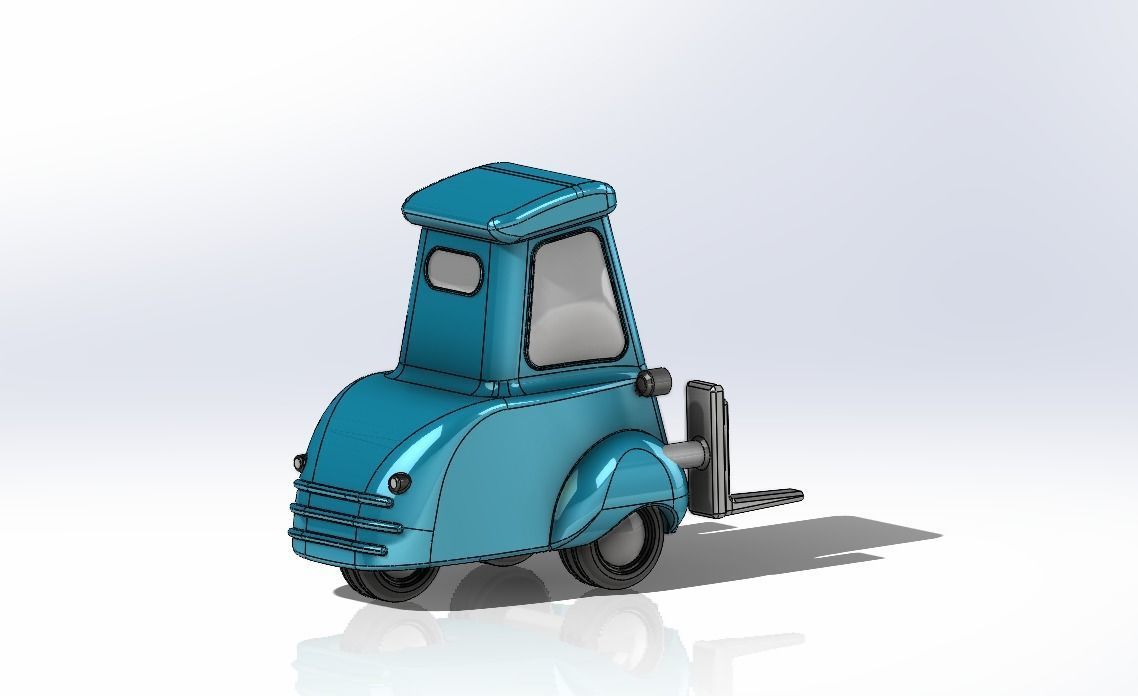 Guido Car 3D model 3D printable | CGTrader