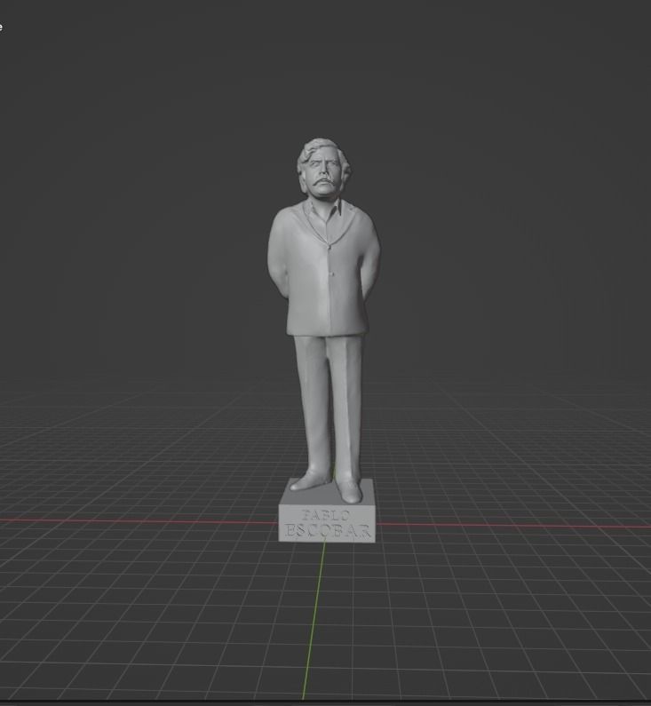 Pablo Escobar 3D model 3D printable | CGTrader