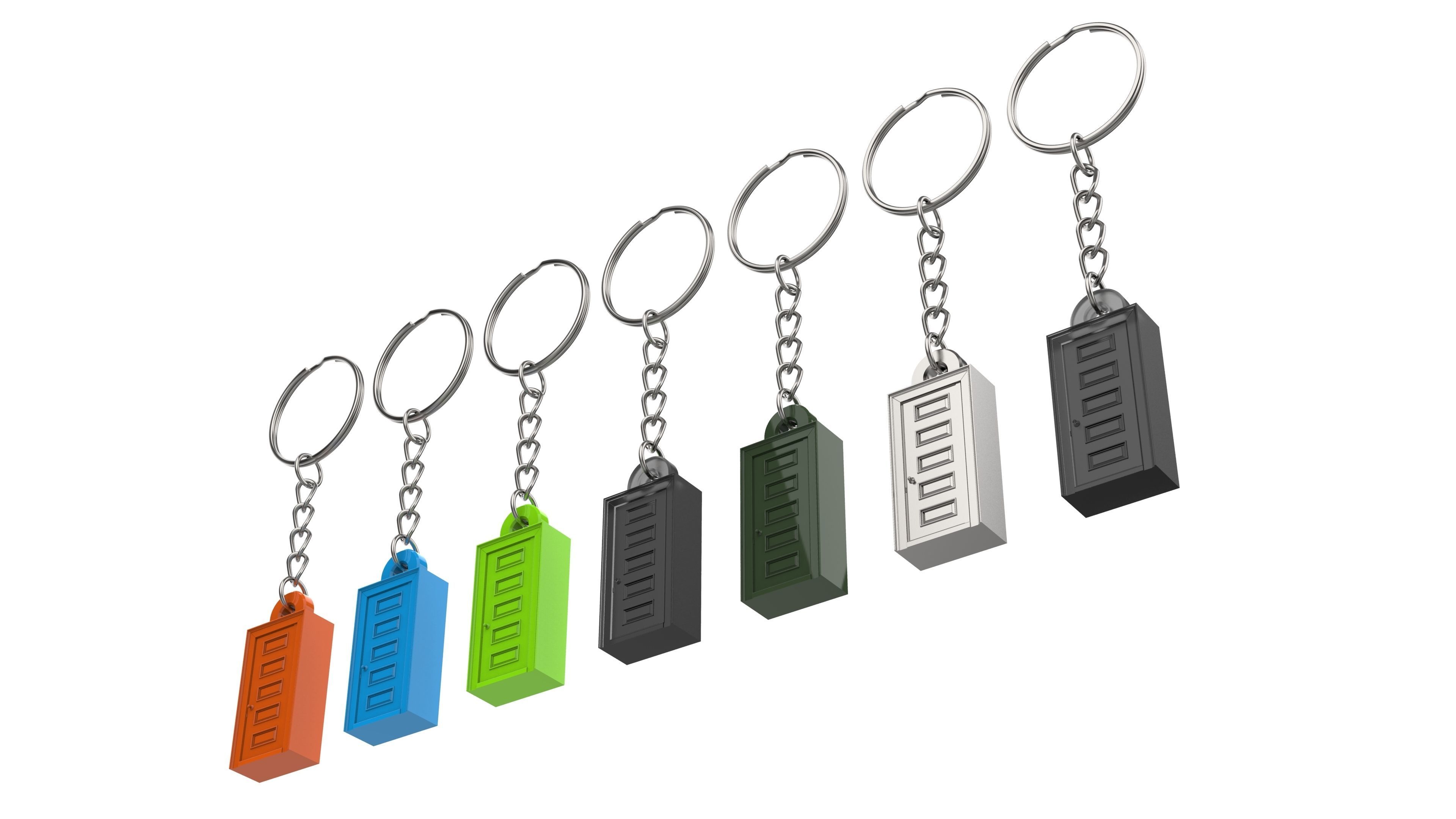 Keychain - Spooky Door - It - Printable 3d model - STL files 3D model ...