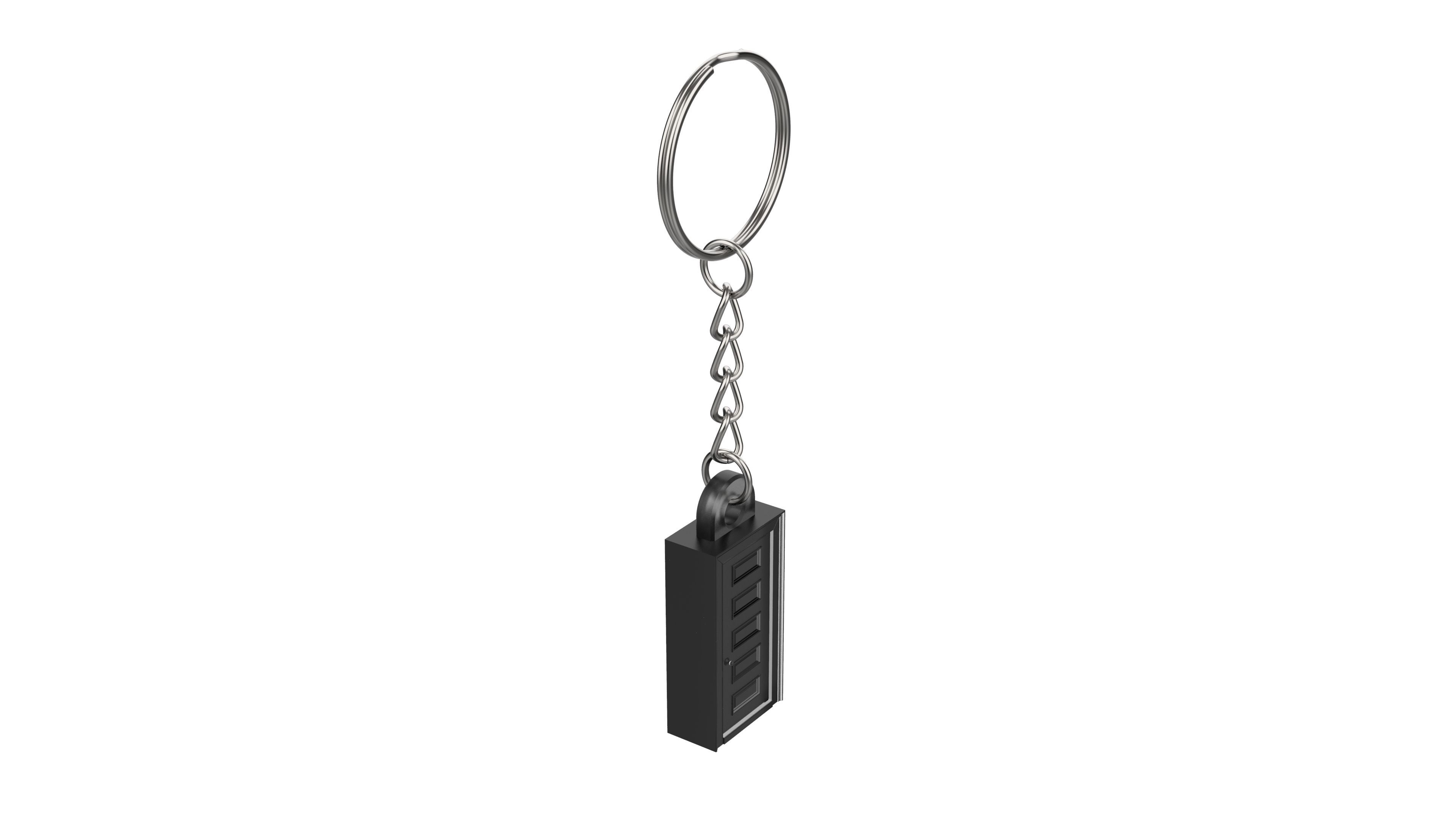 Keychain - Spooky Door - It - Printable 3d model - STL files 3D model ...