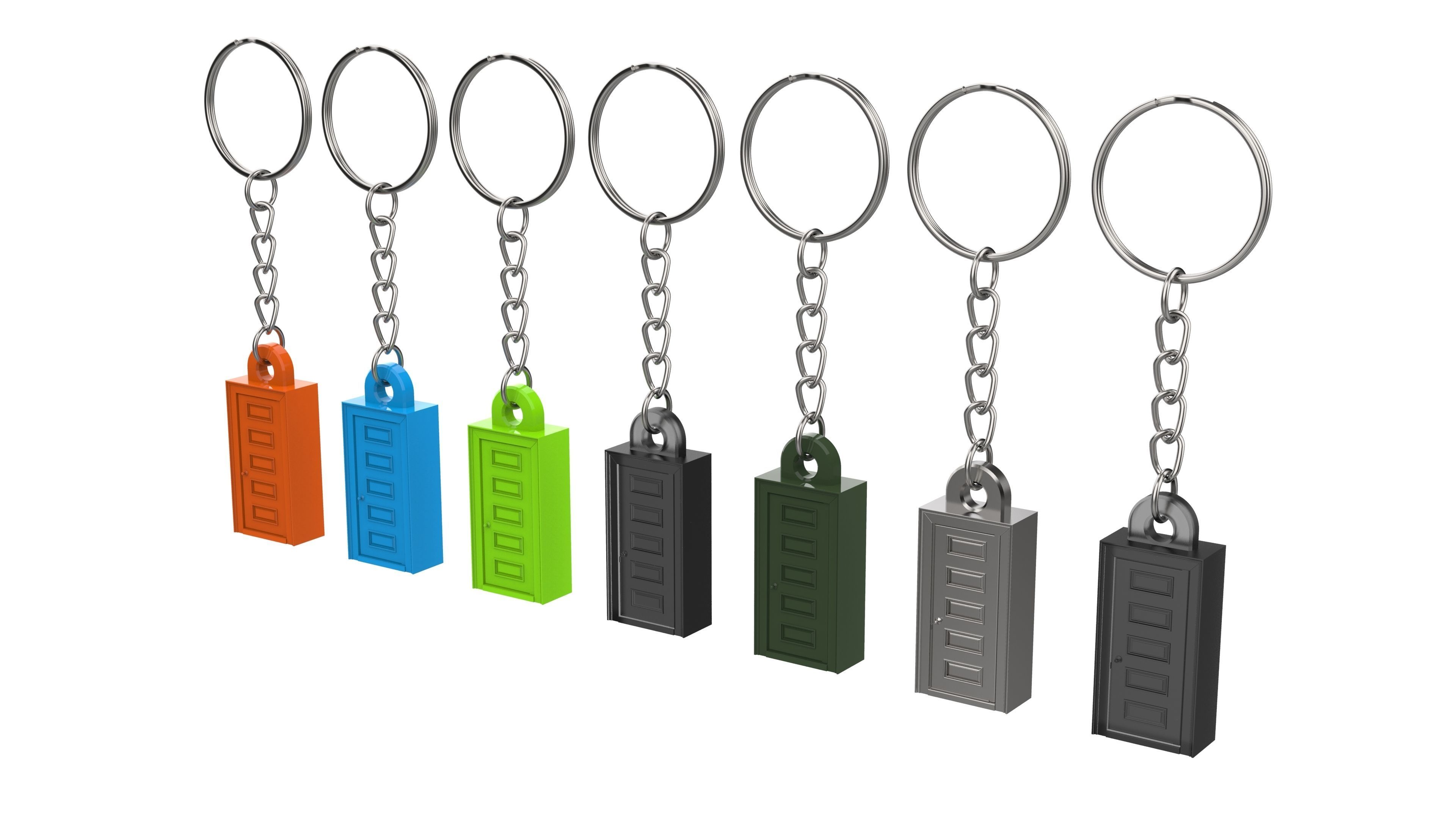Keychain - Spooky Door - It - Printable 3d model - STL files 3D model ...