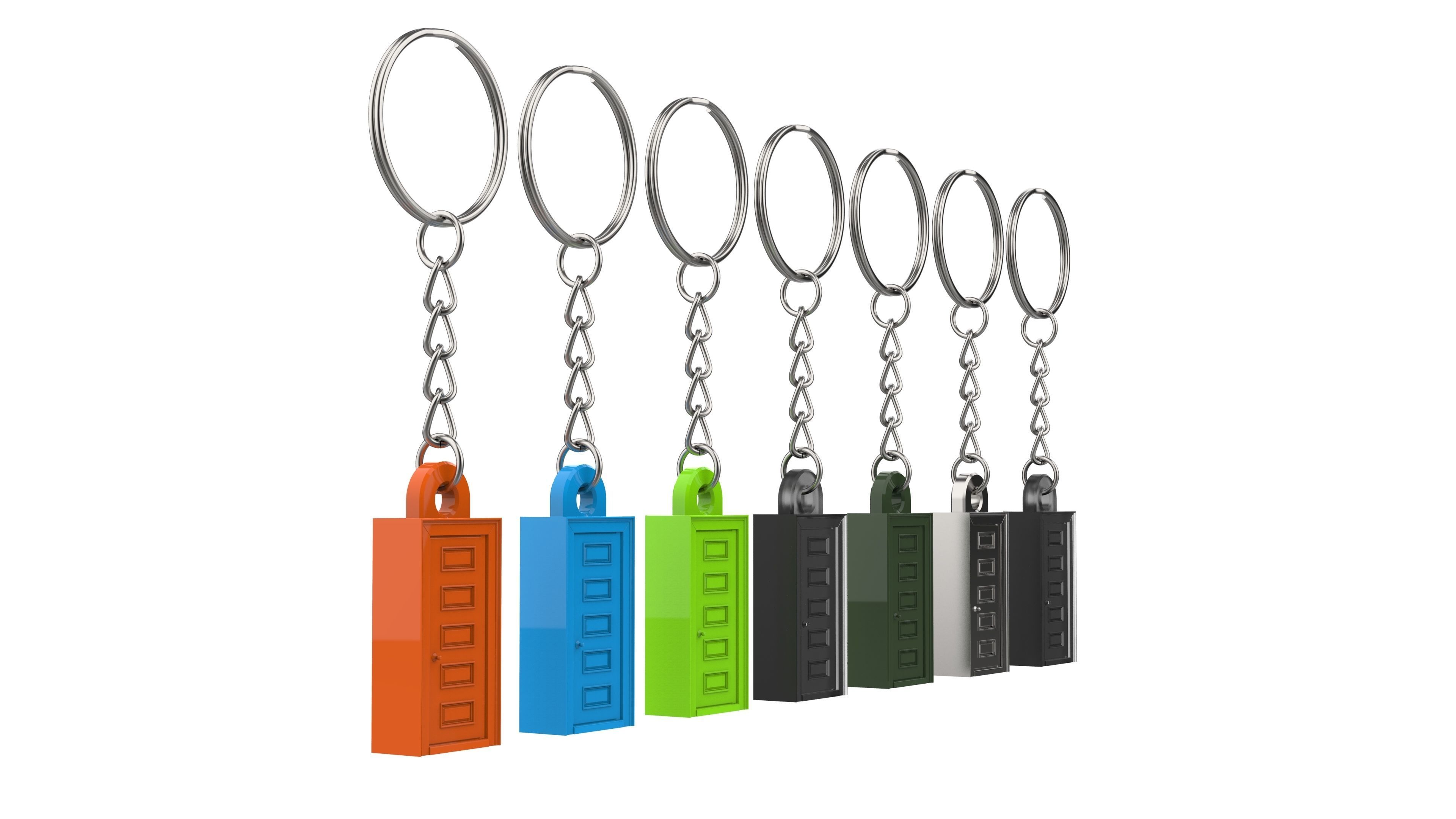 Keychain - Spooky Door - It - Printable 3d model - STL files 3D model ...