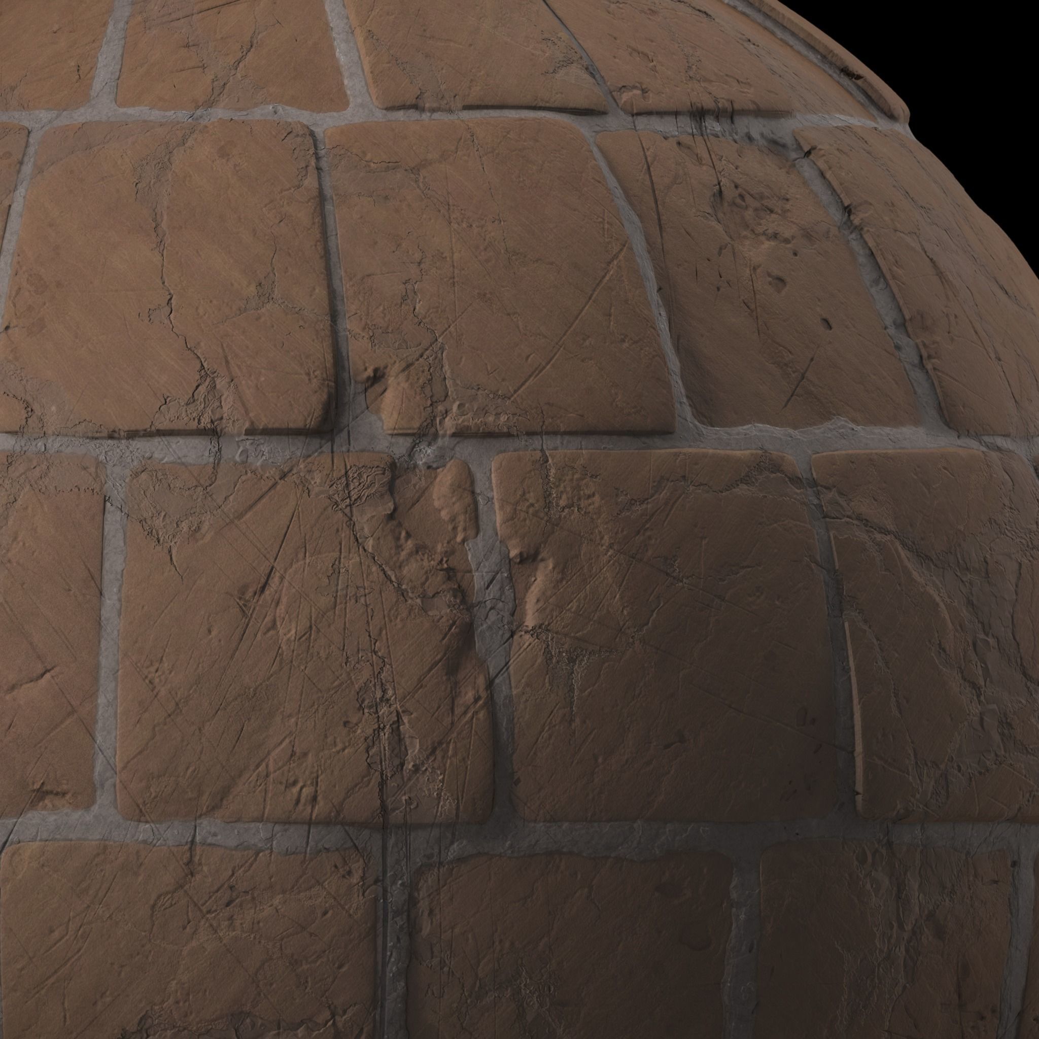 Texture Pavement Materials 43- Slat Stone Paving Sbsar Pbr 4k Seamless ...