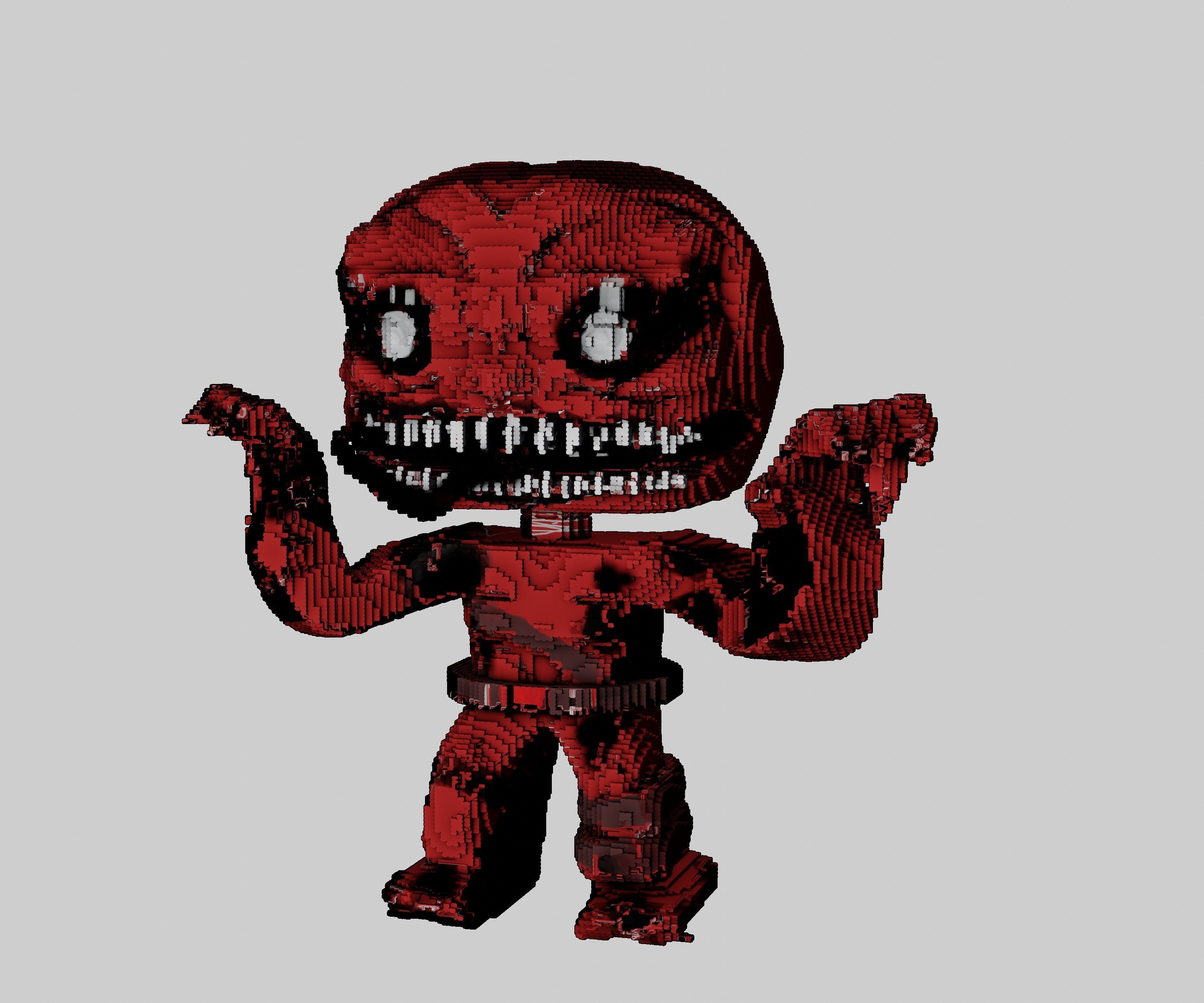 Voxel printable Venompool Funko pop 3D model | CGTrader