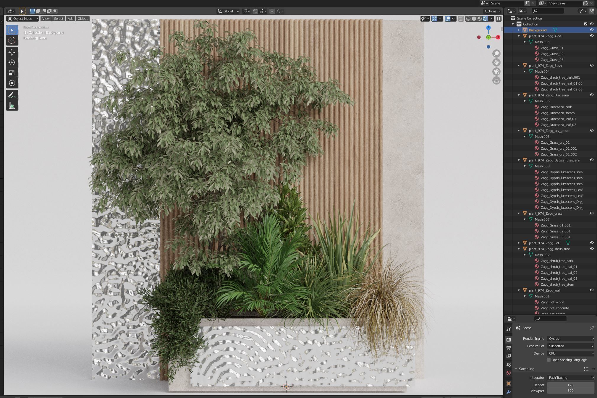 Plants collection 974 3D model | CGTrader