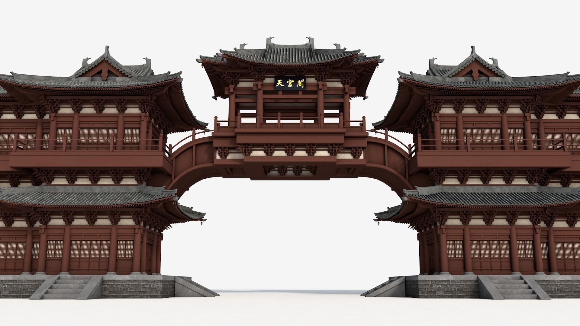 Chinese pavilion 3D model | CGTrader
