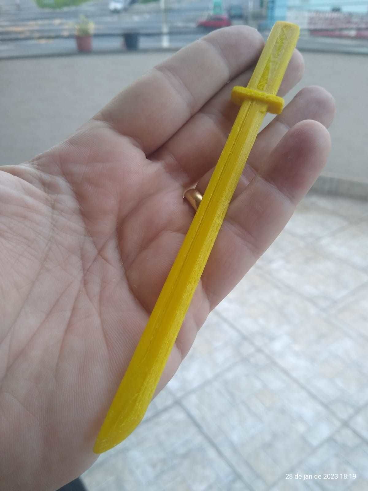 SWORD POWER RANGER NINJOR REPLACEMENT 3D model 3D printable | CGTrader