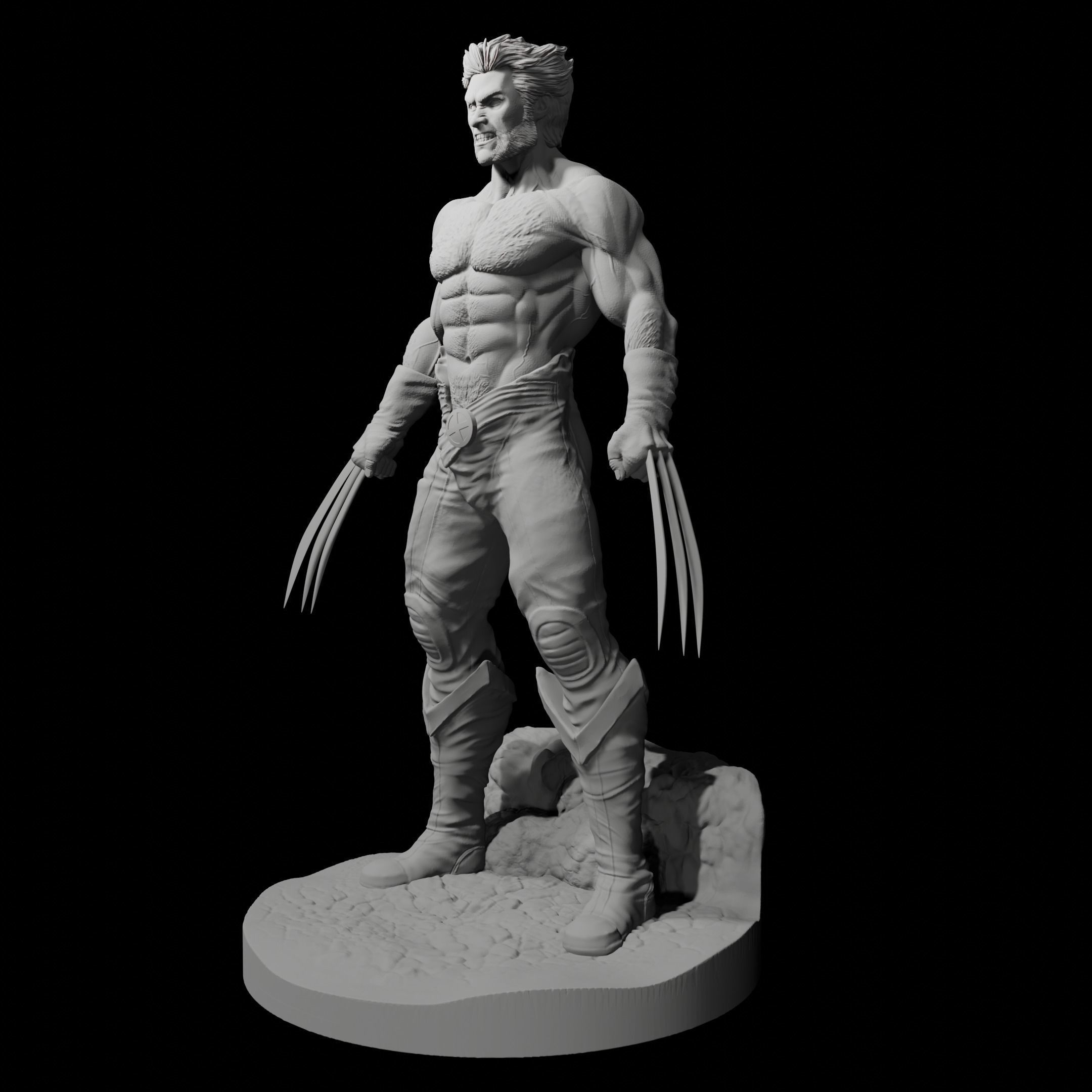 Wolverine 3D Print 3D model 3D printable | CGTrader