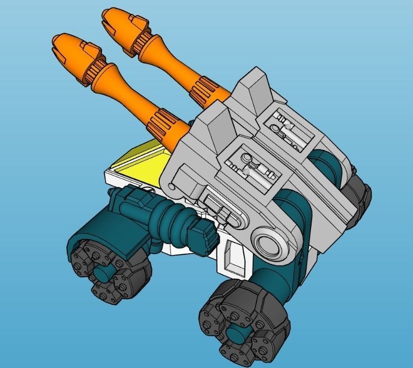 Transformers Minicon Armada Leader One for Megatron 3D model 3D ...