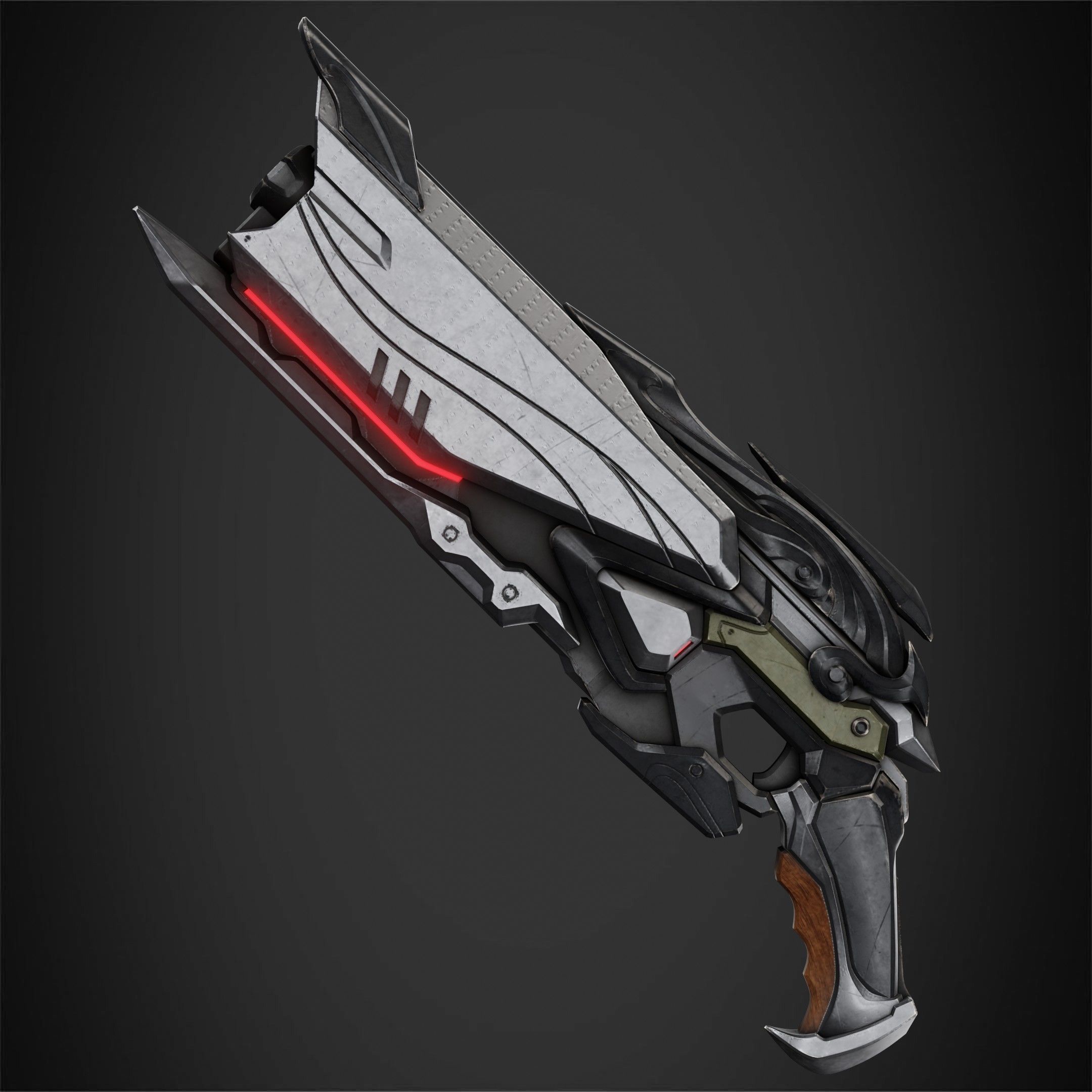 Overwatch 2 Reaper Gun for Cosplay 3D model 3D printable | CGTrader