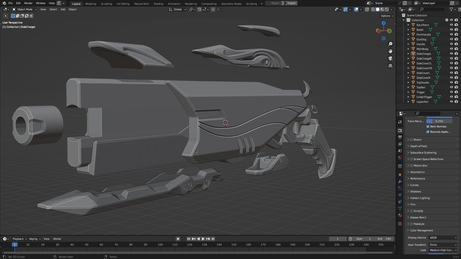 Overwatch 2 Reaper Gun for Cosplay 3D model 3D printable | CGTrader