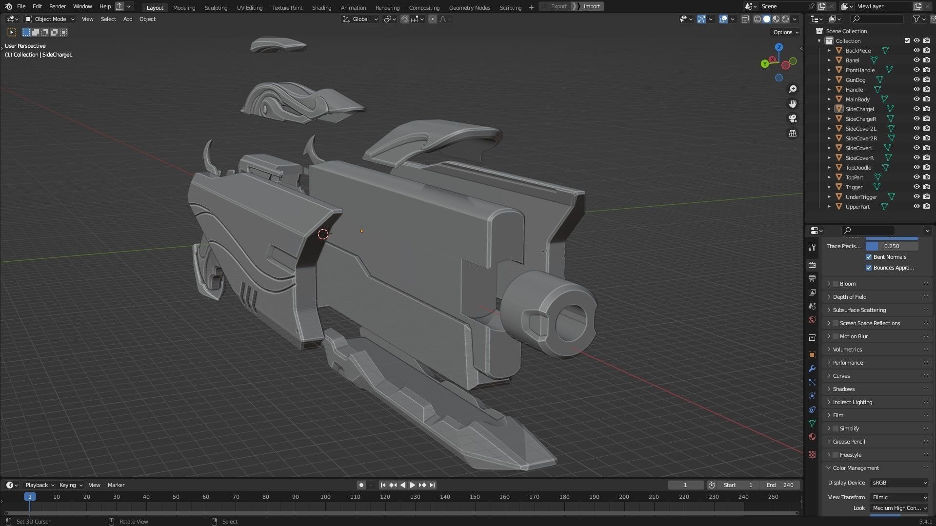 Overwatch 2 Reaper Gun for Cosplay 3D model 3D printable | CGTrader