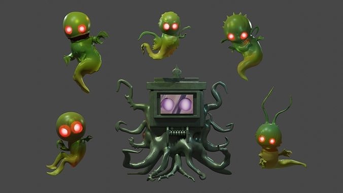 3D models of monster characters 3D model | CGTrader