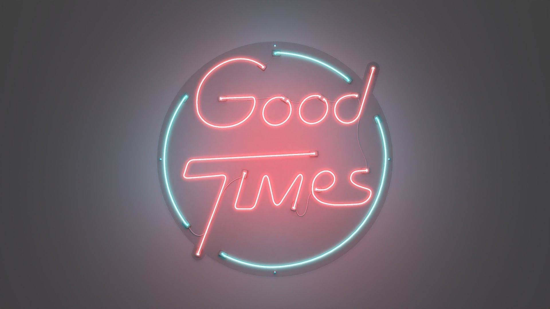 Good Times - Neon Sign 3D model | CGTrader