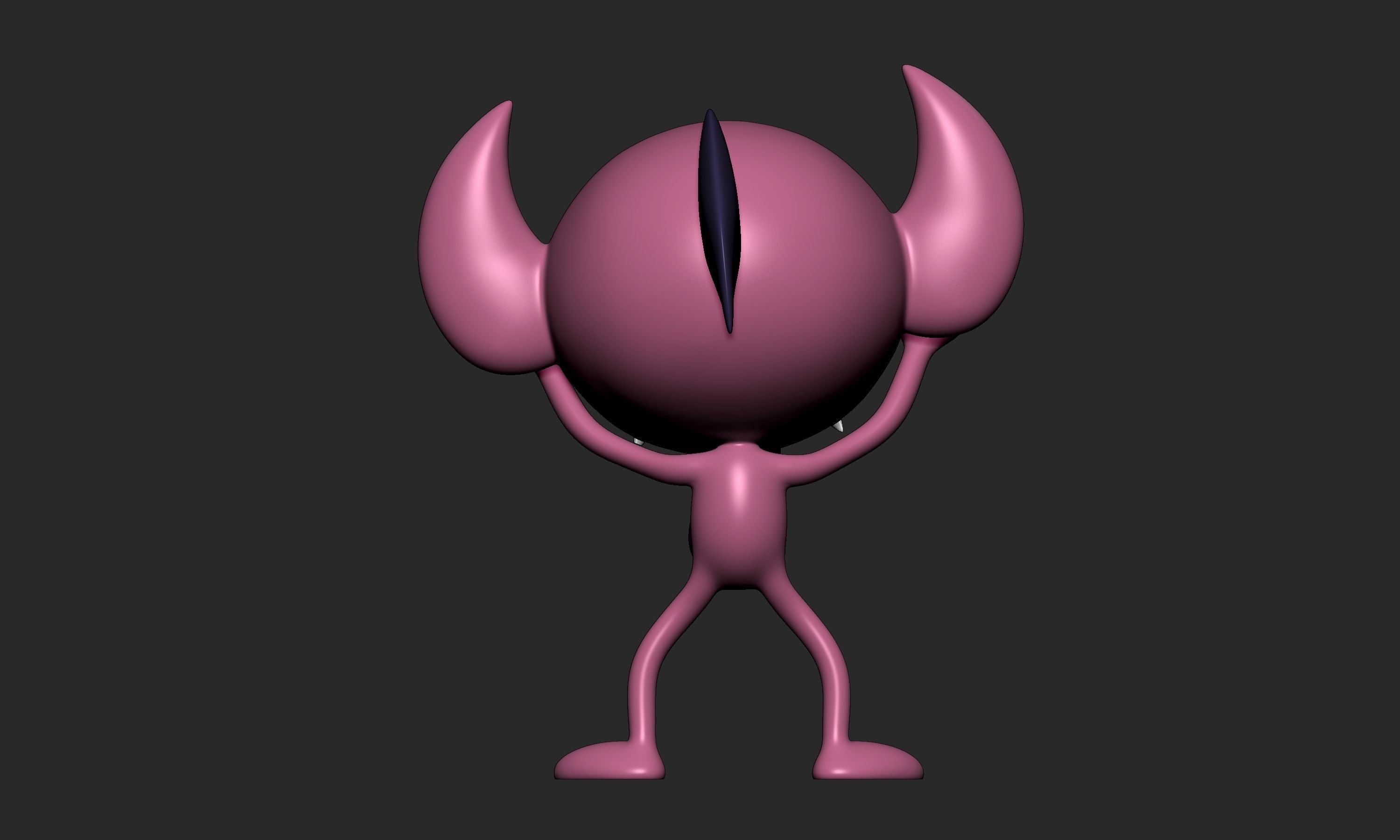 Pokemon - Impidimp with 2 poses 3D model 3D printable | CGTrader