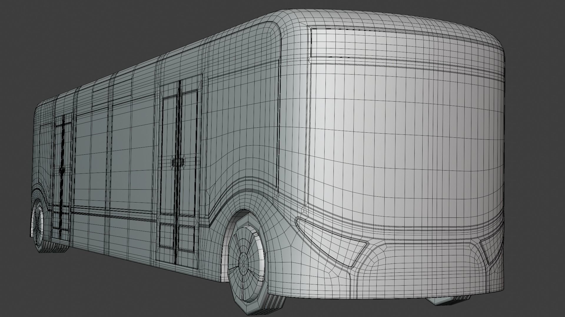 Autonomous city bus concept 2023 3D model | CGTrader