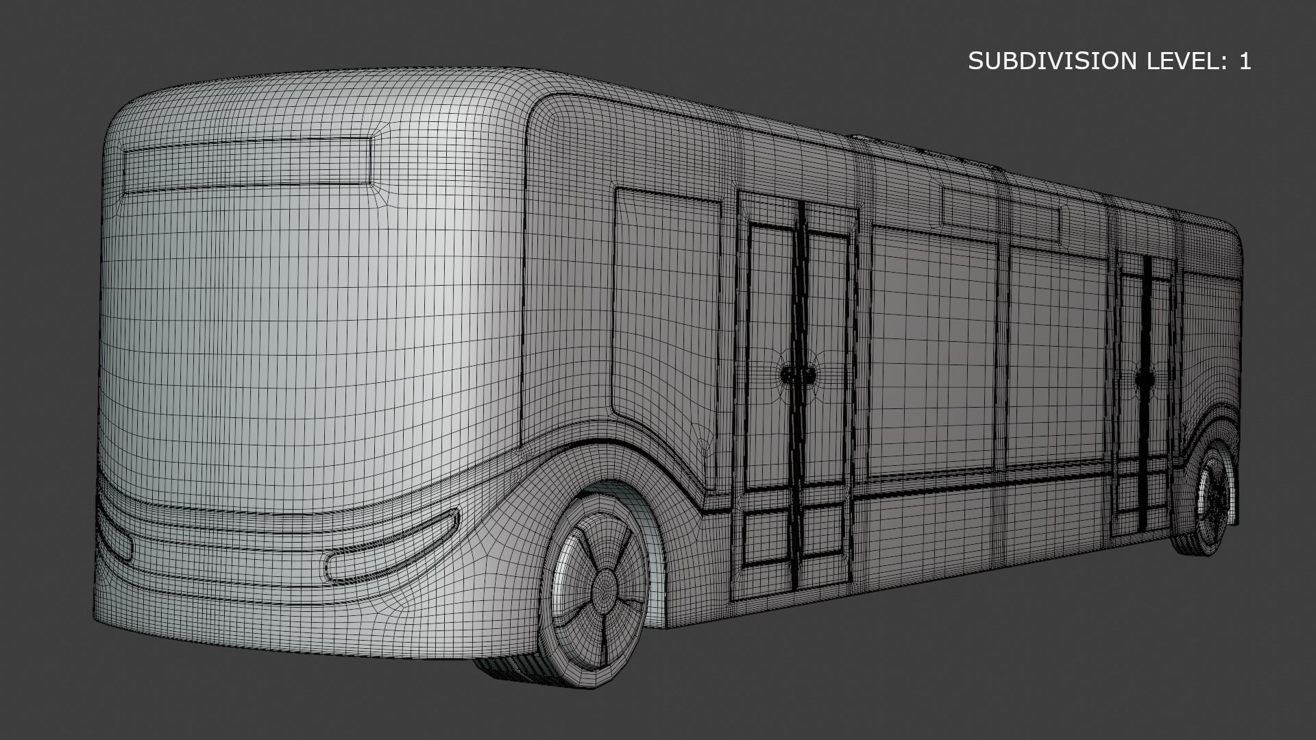 Autonomous city bus concept 2023 3D model | CGTrader