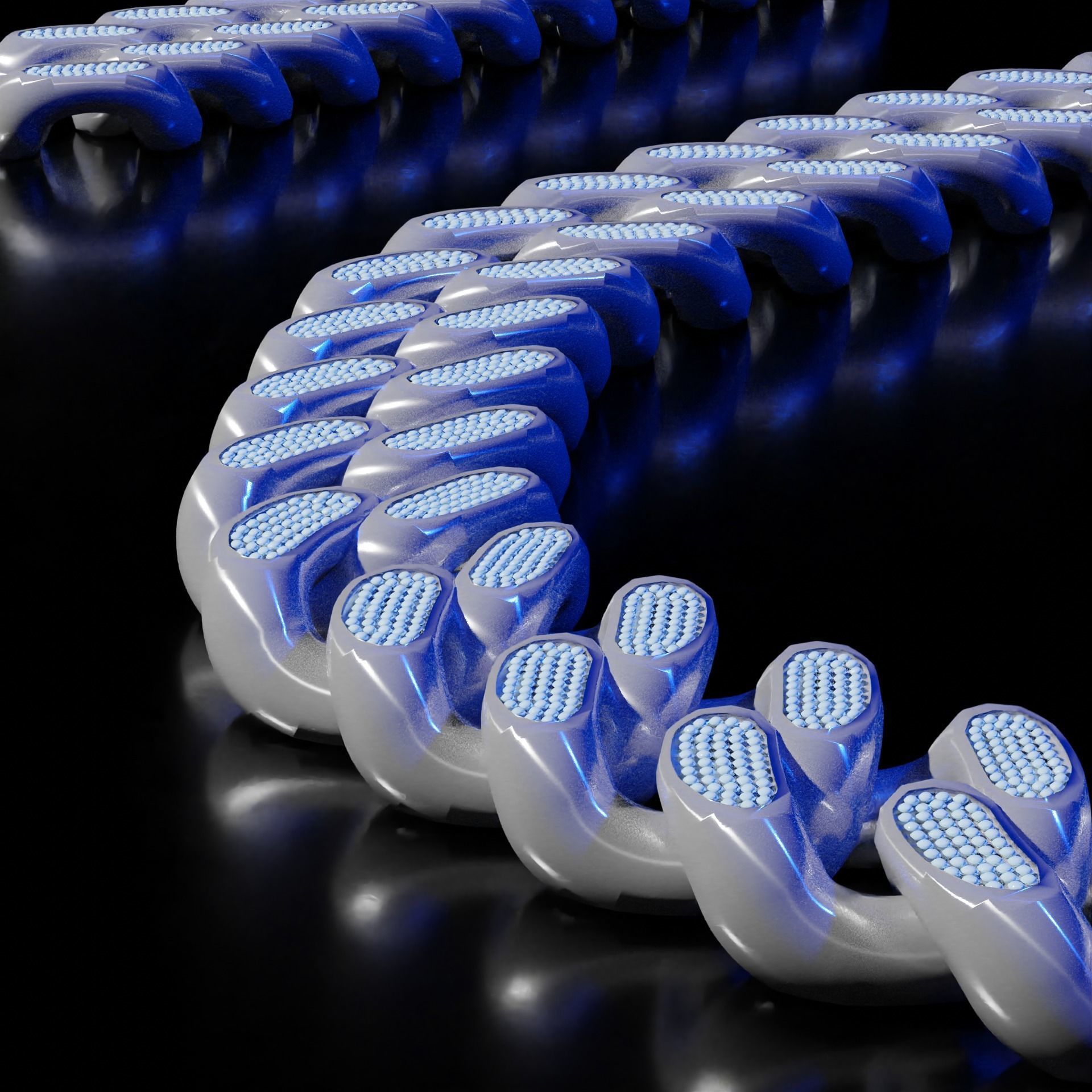 CUBAN CHAIN free 3D model | CGTrader