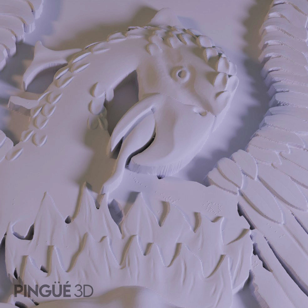 QUEEN LOGO KEYCHAIN AND BASRELIEF CREST - 3D AND CNC HEIGHTMAP 3D model ...