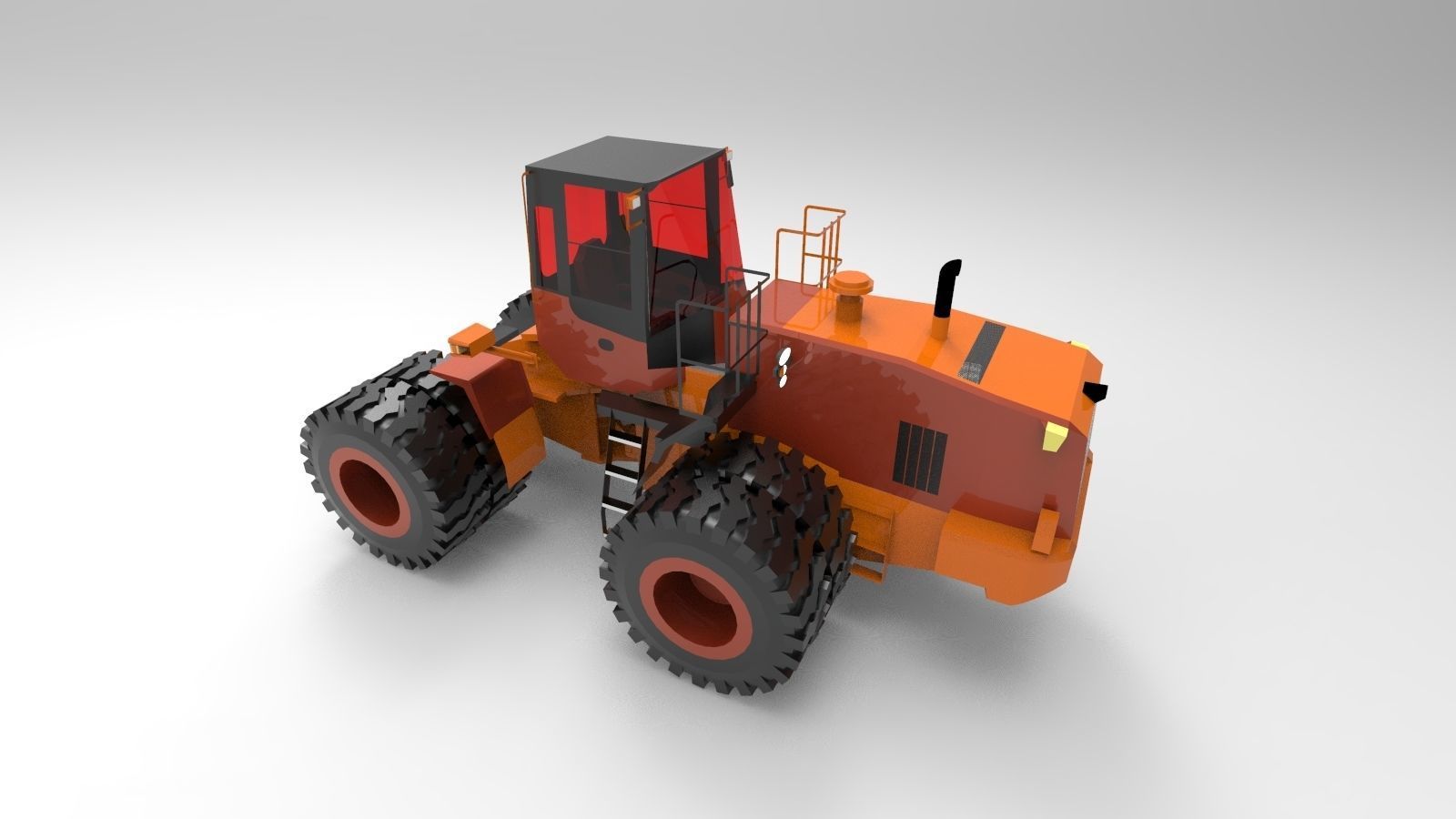 Farm tractor industry 3D model | CGTrader