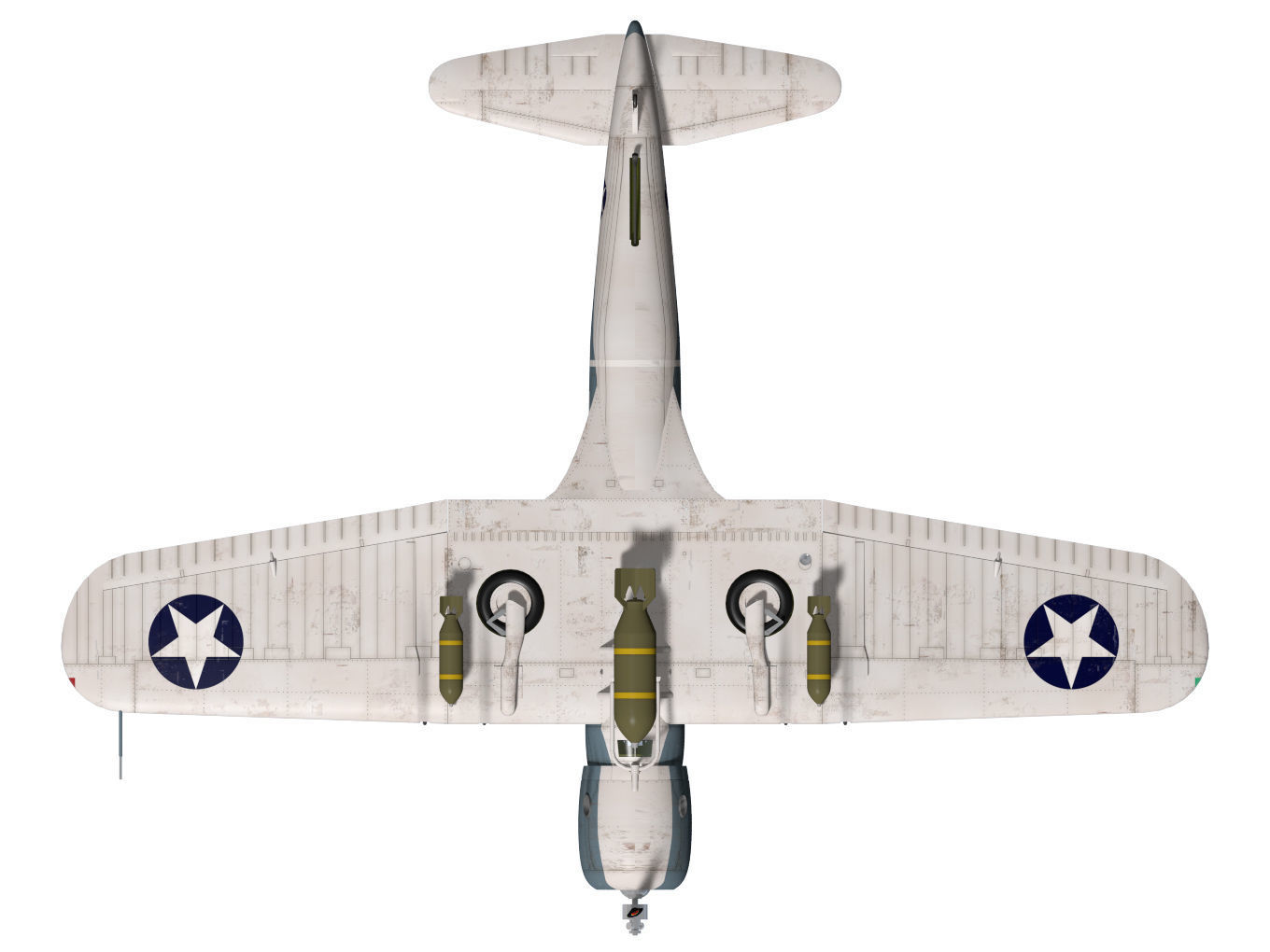 Chance Vought SB2U-3 Vindicator 3D model | CGTrader