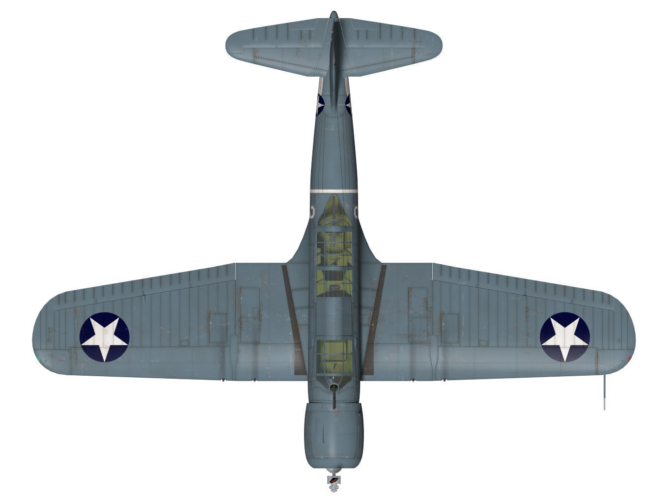 Chance Vought SB2U-3 Vindicator 3D model | CGTrader