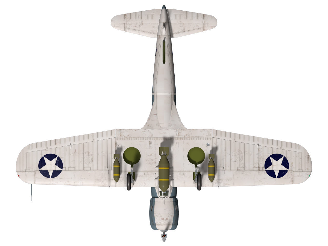 Chance Vought SB2U-3 Vindicator 3D model | CGTrader