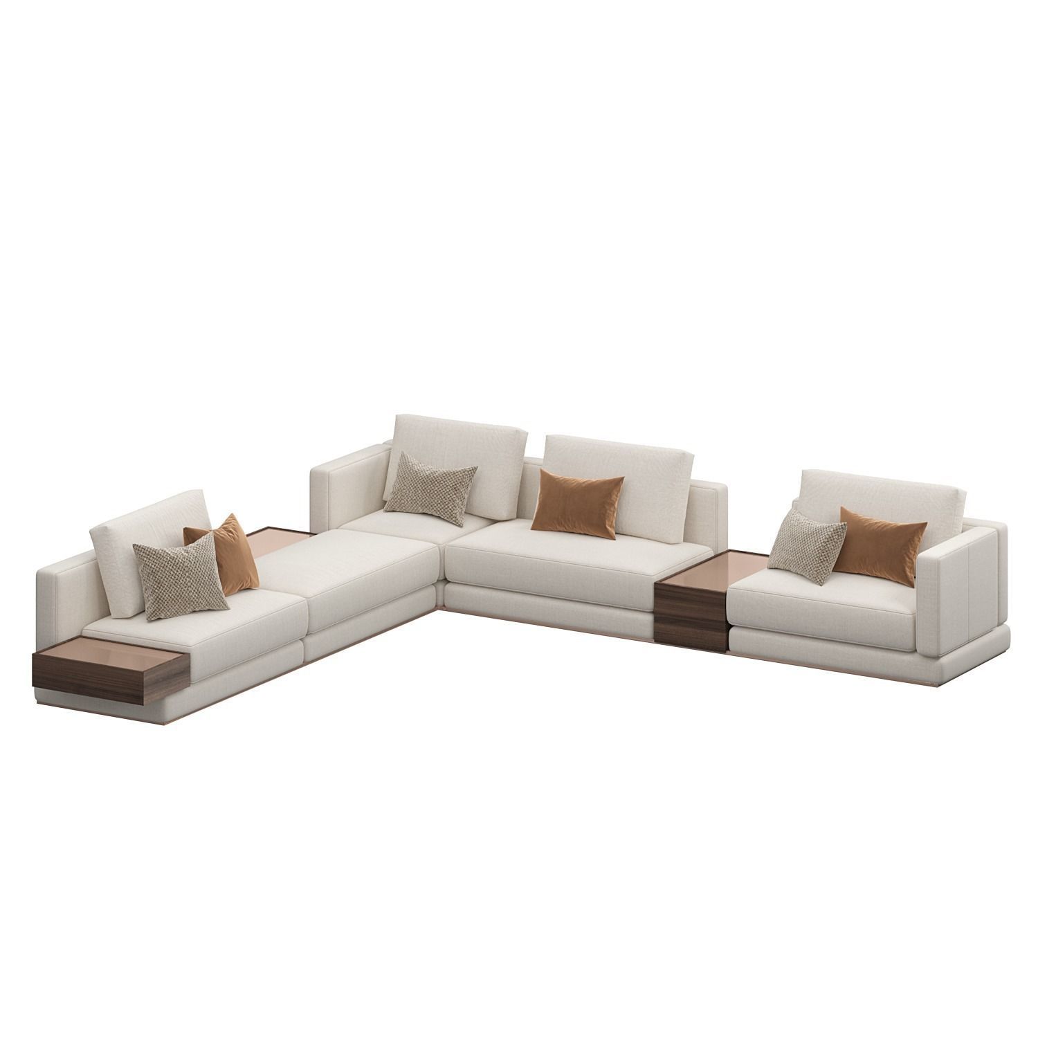 Fletcher modular sofa by laskasas 3D model | CGTrader