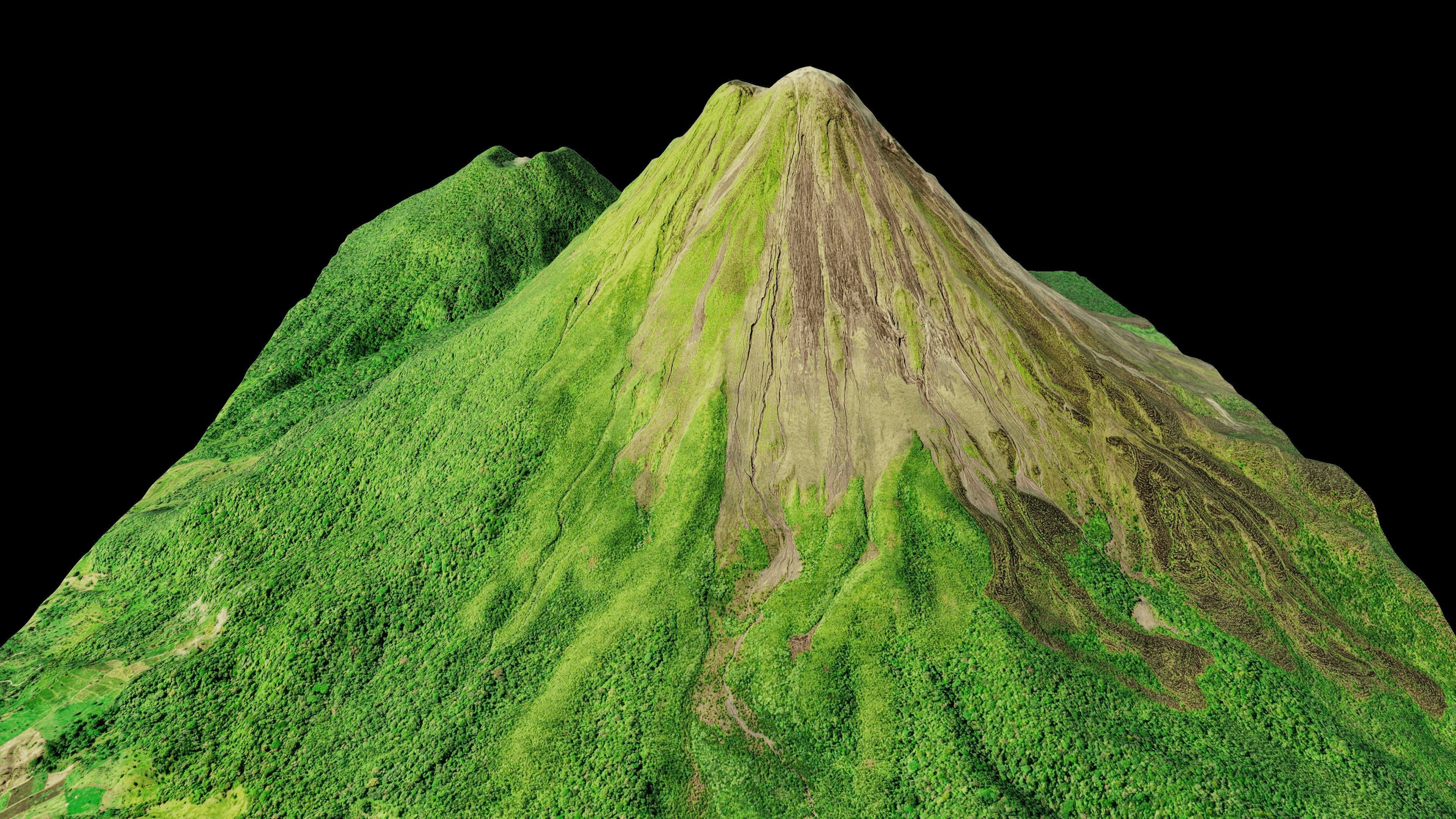 Arenal Volcano 3d model terrain 3D model | CGTrader