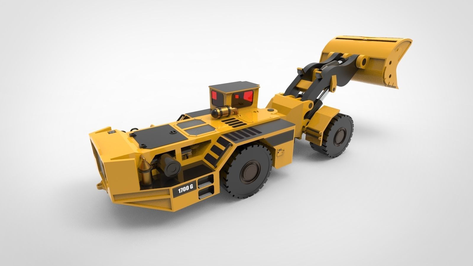 Heavy Mining Loader 3D model | CGTrader