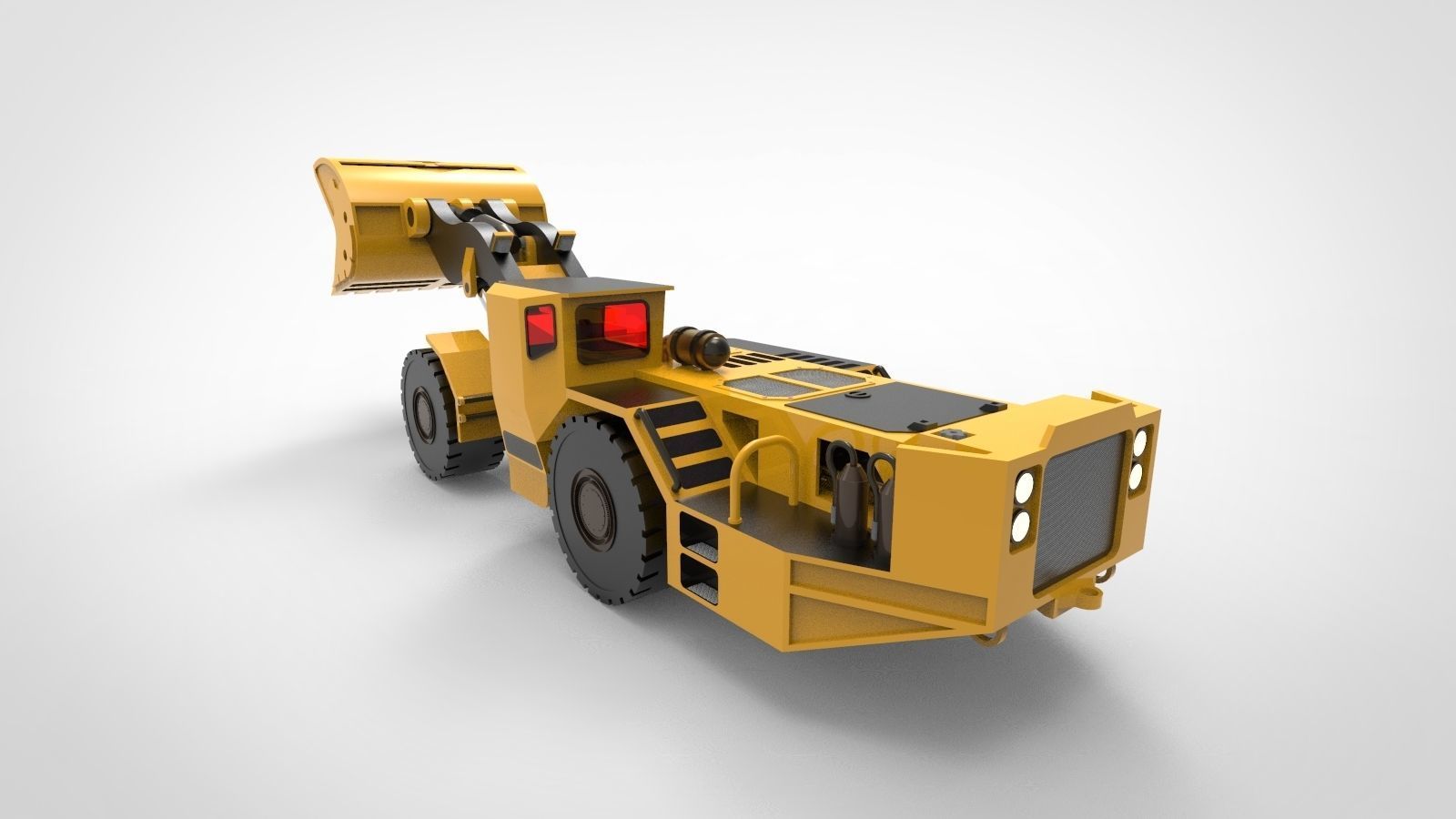 Heavy Mining Loader 3D model | CGTrader