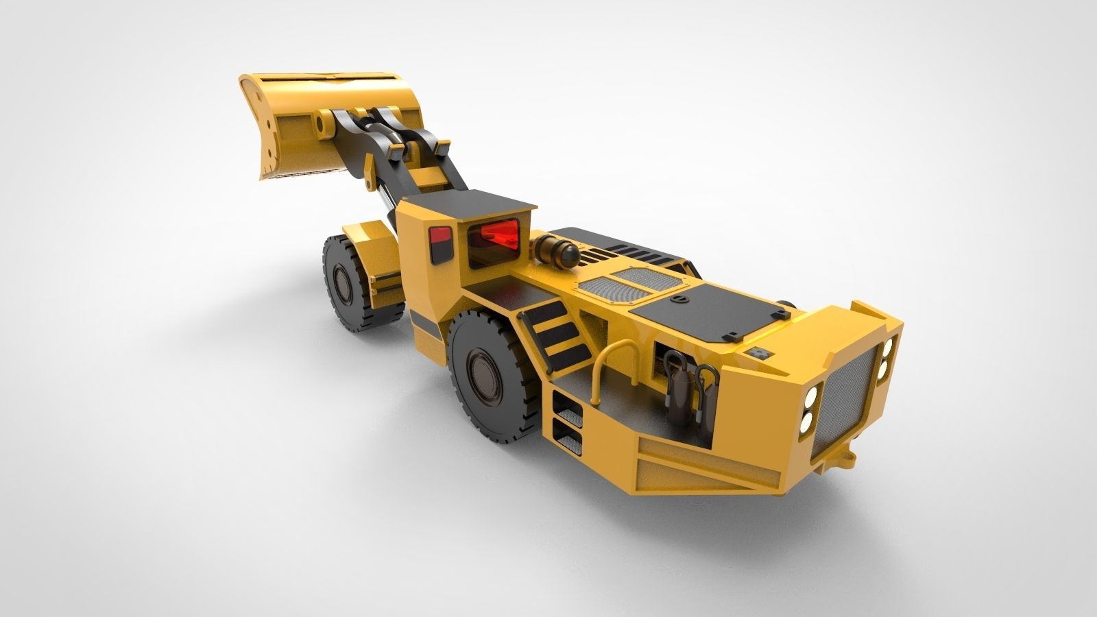Heavy Mining Loader 3D model | CGTrader