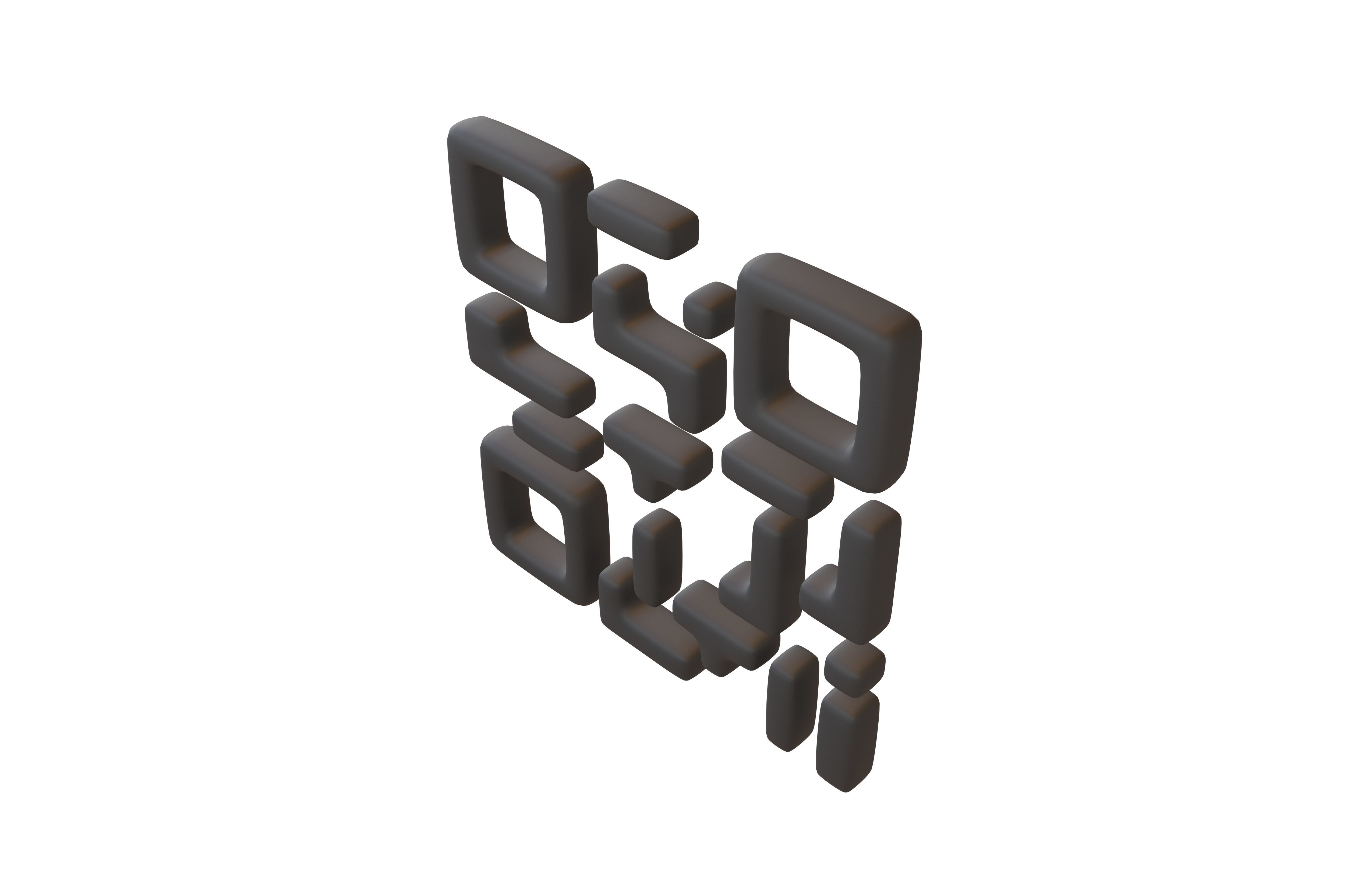 3D model Qr Code v1 001 VR / AR / low-poly | CGTrader