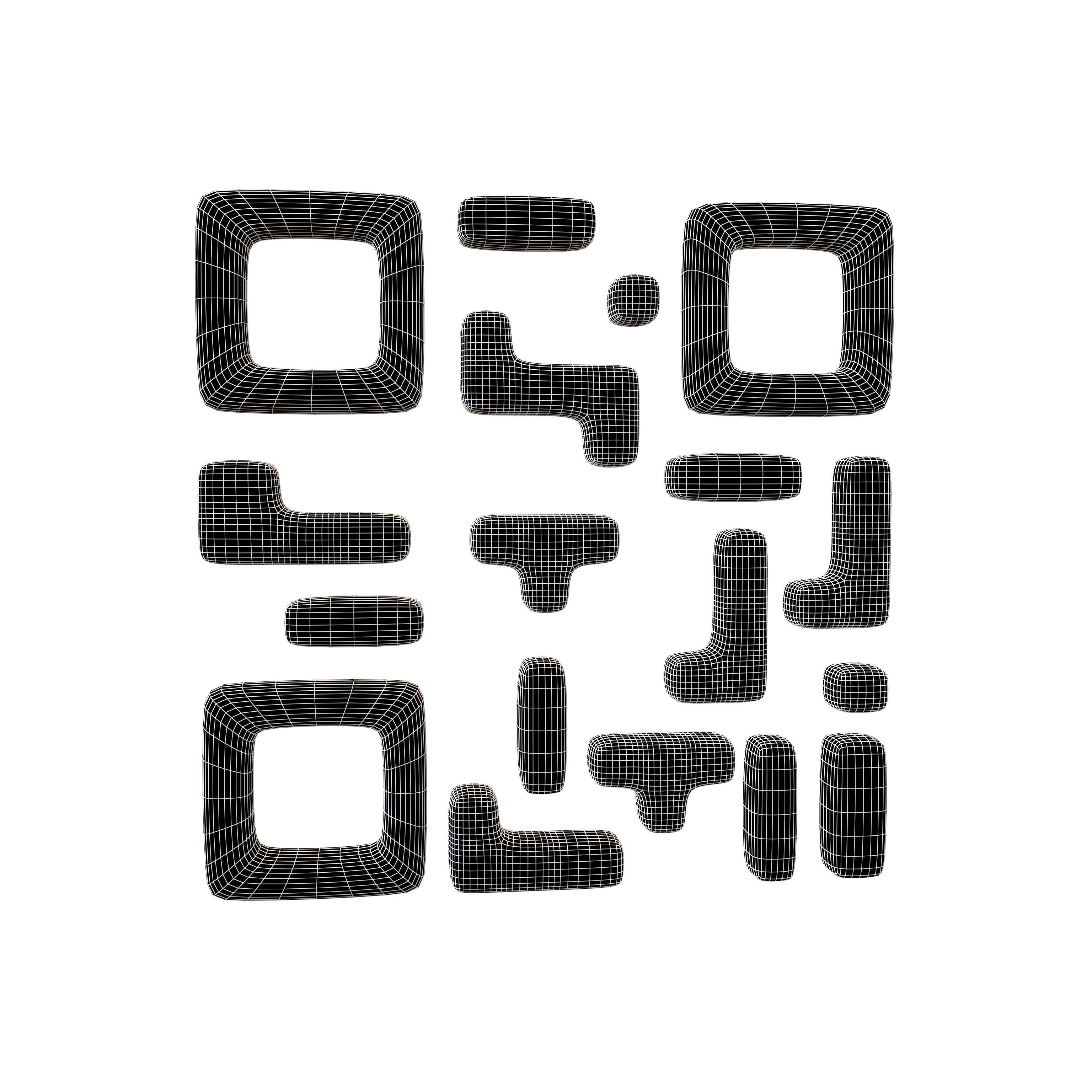3D model Qr Code v1 003 VR / AR / low-poly | CGTrader