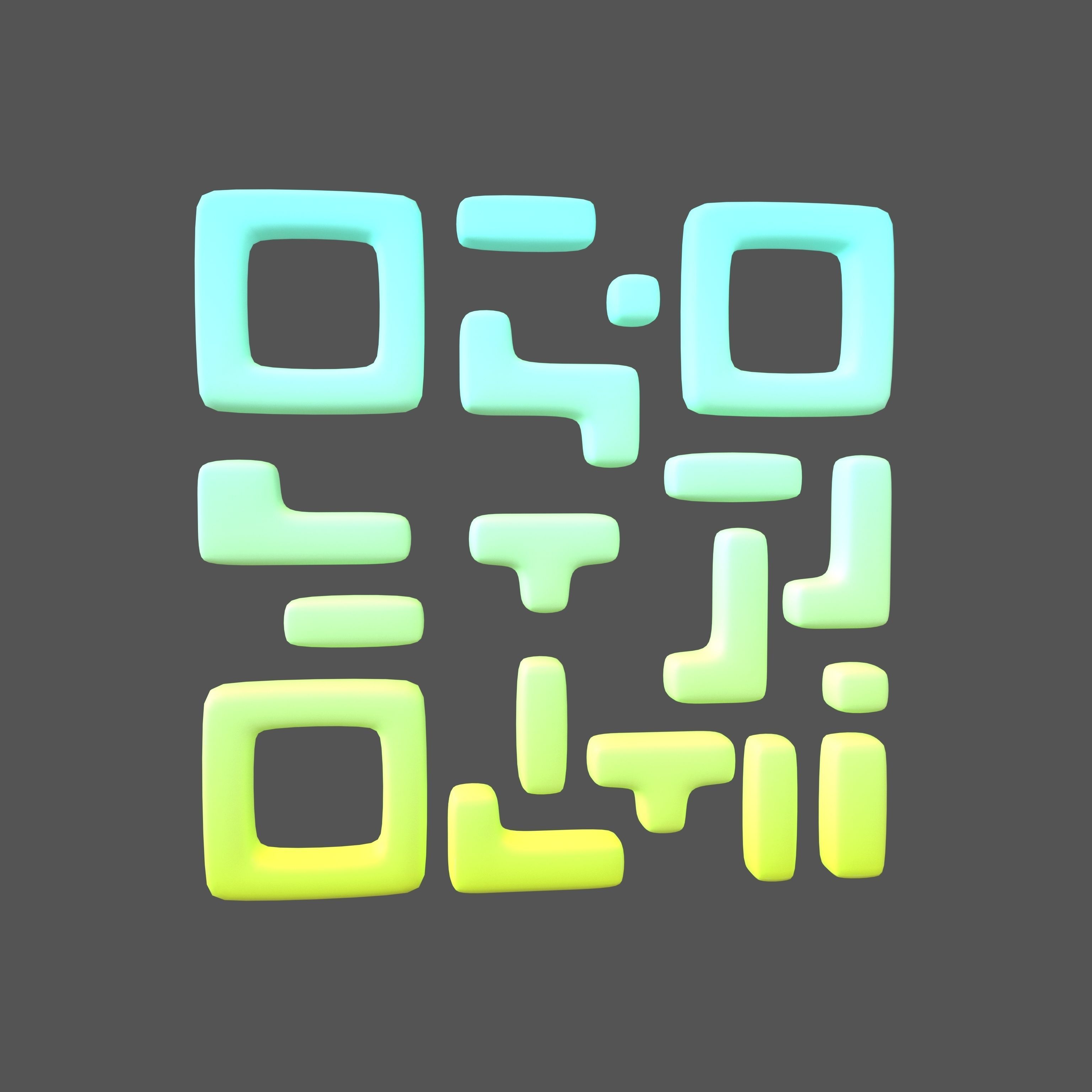 3D model Qr Code v1 004 VR / AR / low-poly | CGTrader