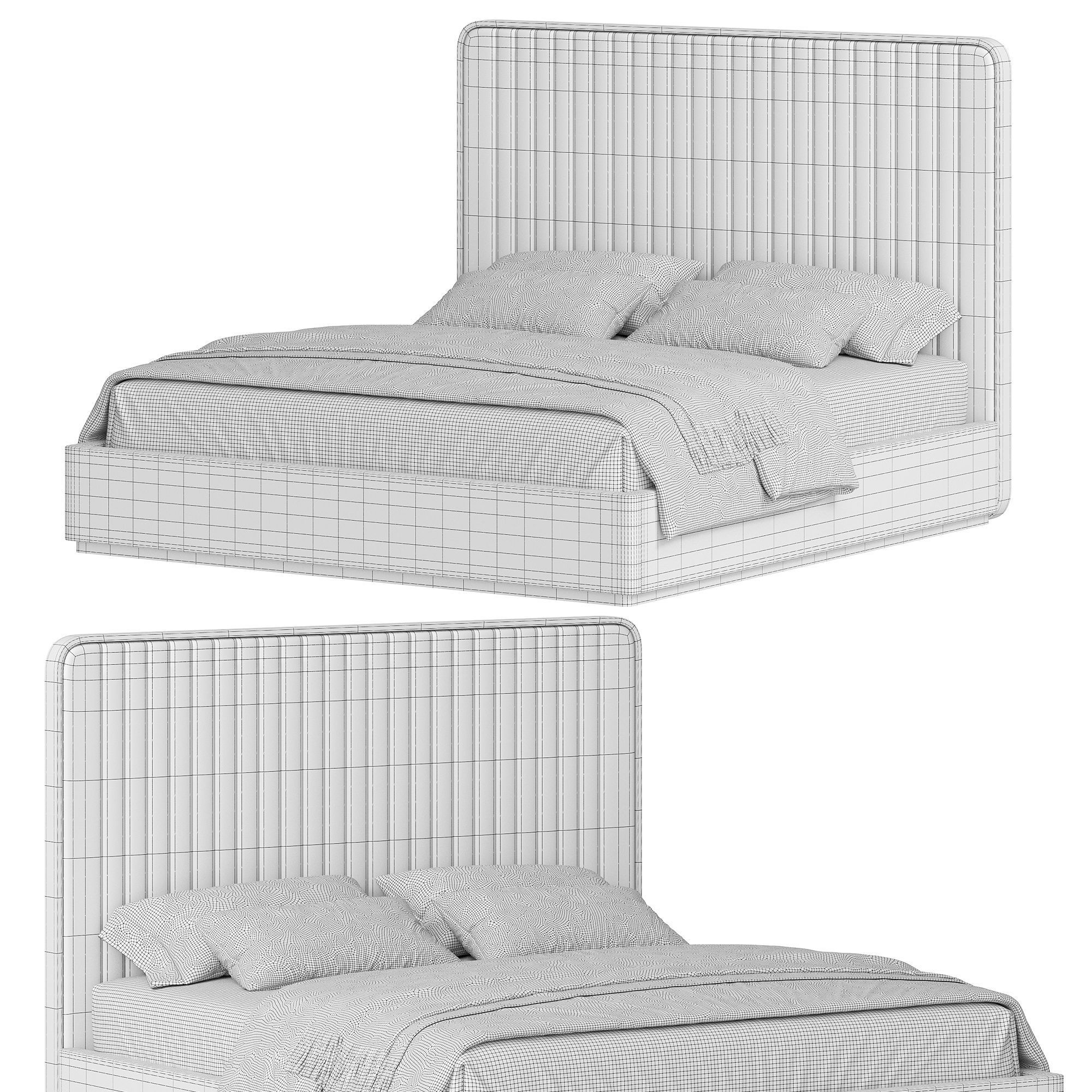 Bed Como by Mezzo Collection 3D model | CGTrader