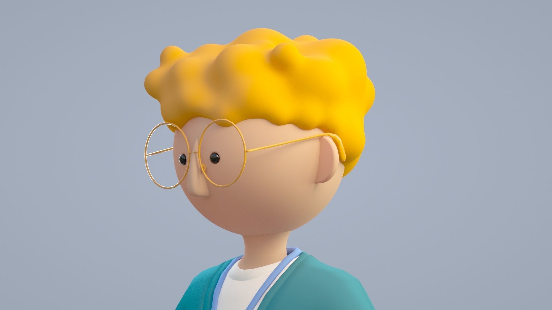 Cartoon Boy Manager Young Father 3D model | CGTrader