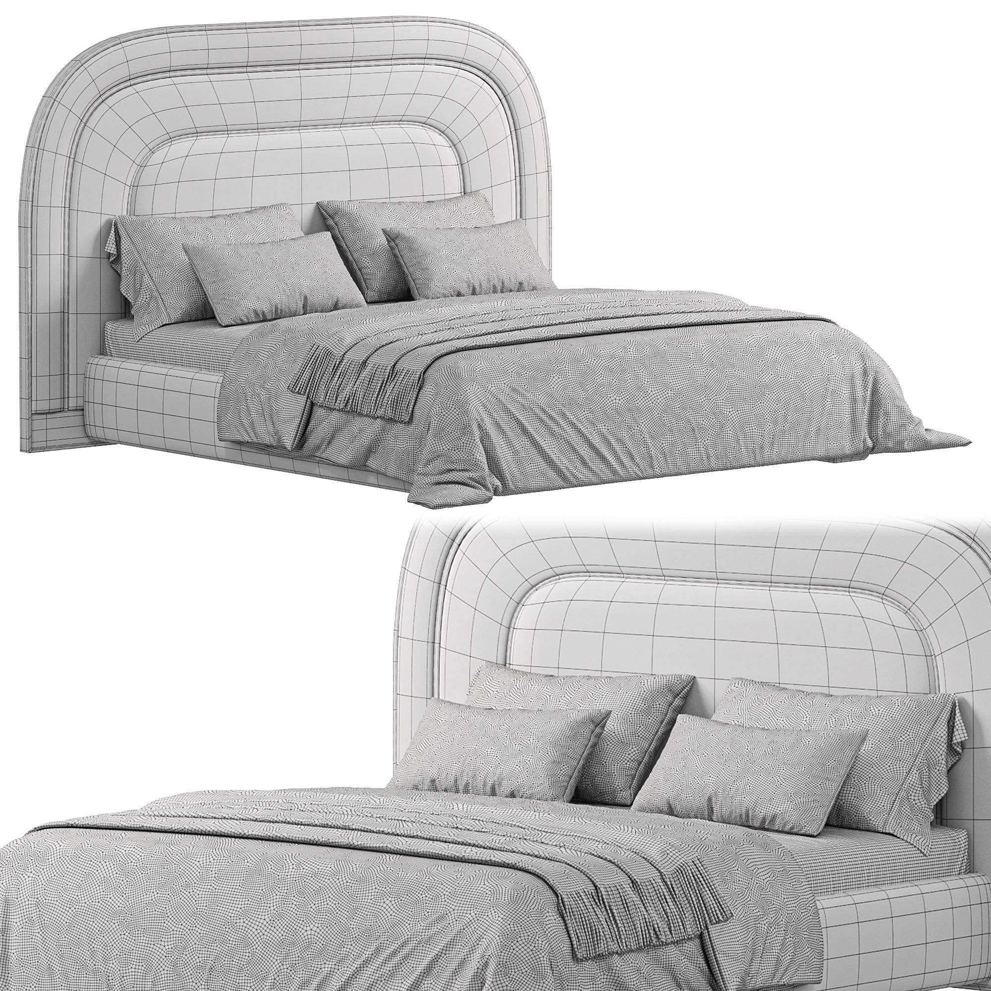 Eden Bed By Capital Collection 3D model | CGTrader