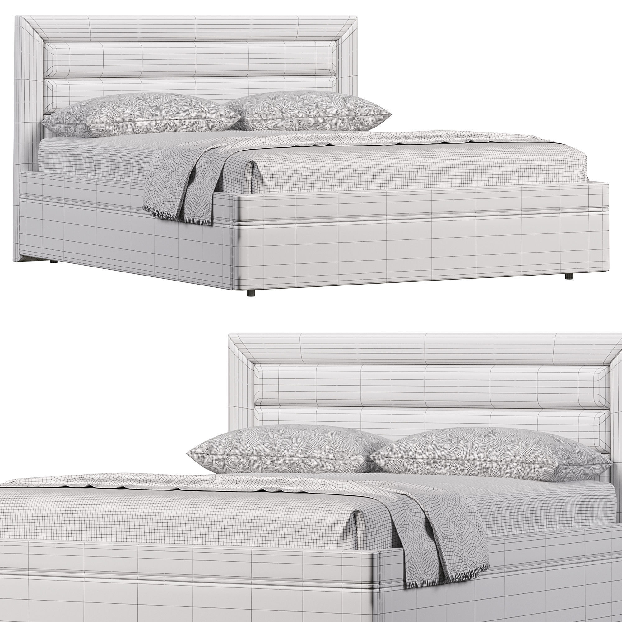 Jessica Bed By Ermitage Collection 3D model | CGTrader