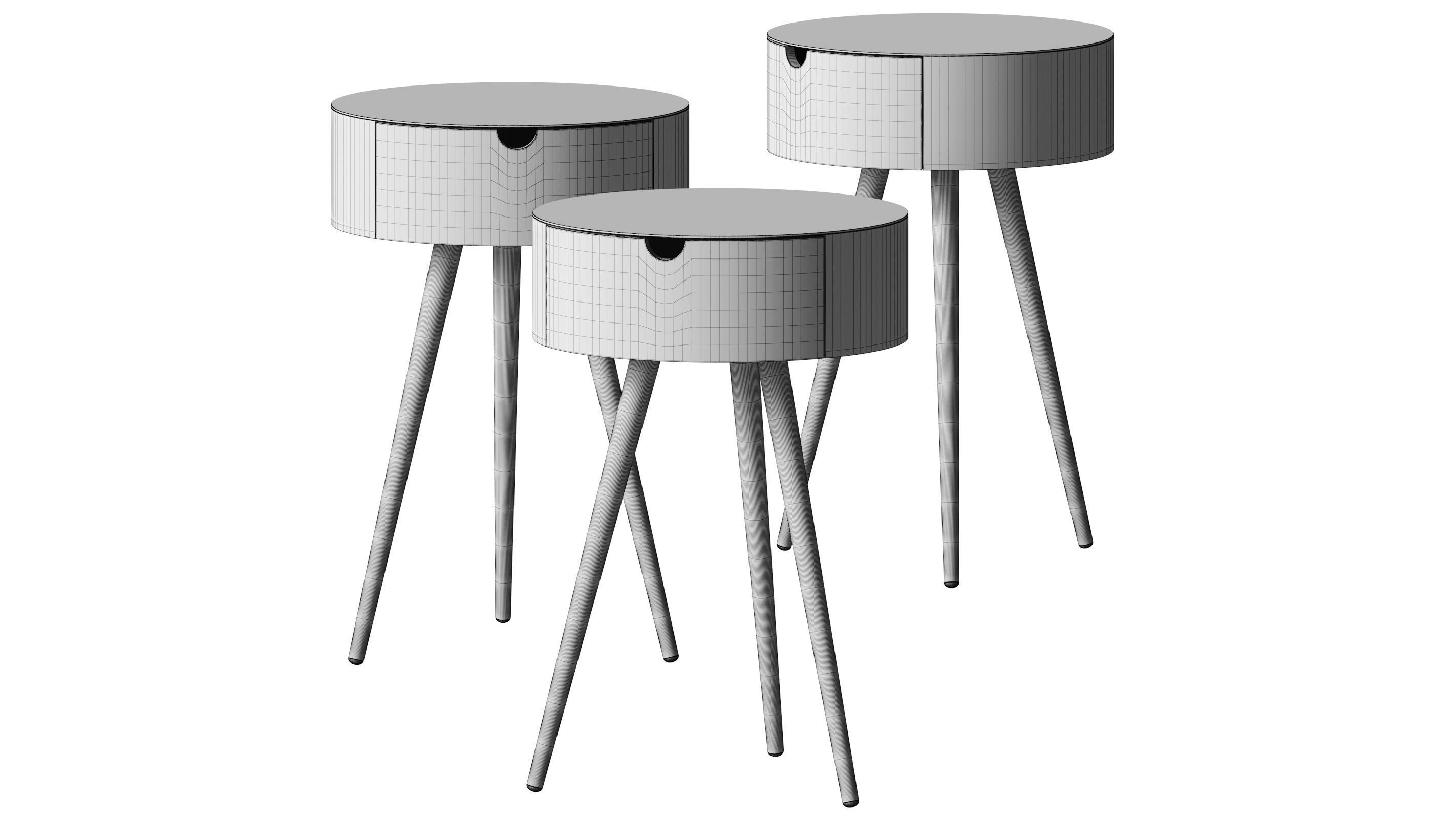 West Elm - Mitzi Nightstand 3D model | CGTrader