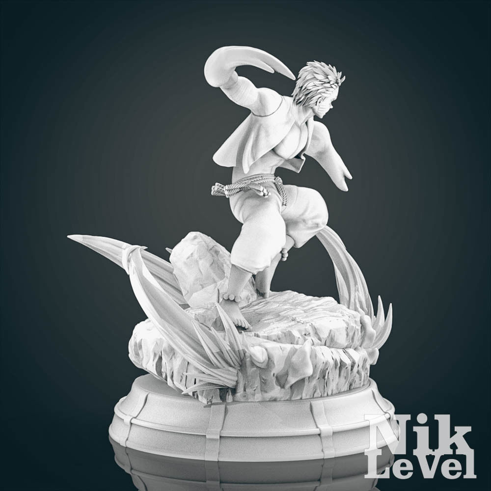 Akaza Kimetsu No Yaiba 3D Printable 3D model 3D printable | CGTrader