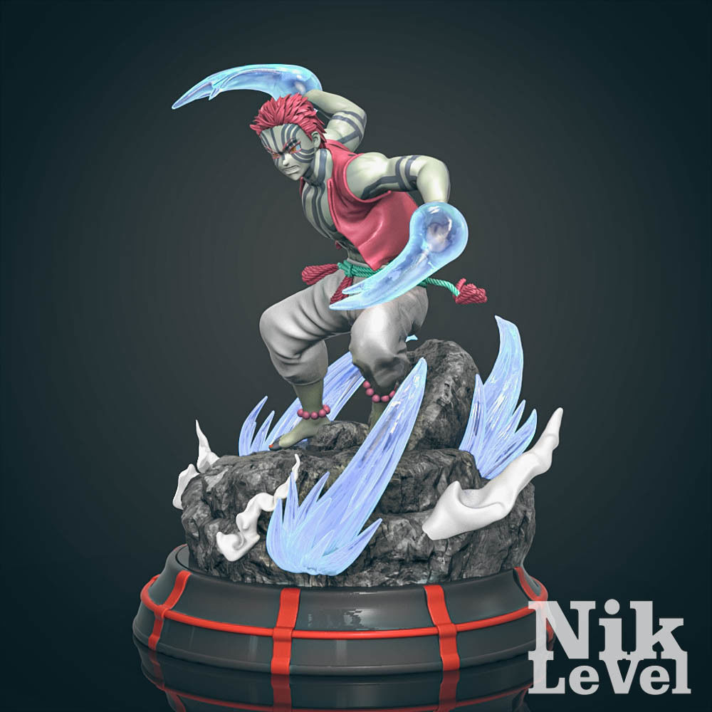 Akaza Kimetsu No Yaiba 3D Printable 3D model 3D printable | CGTrader