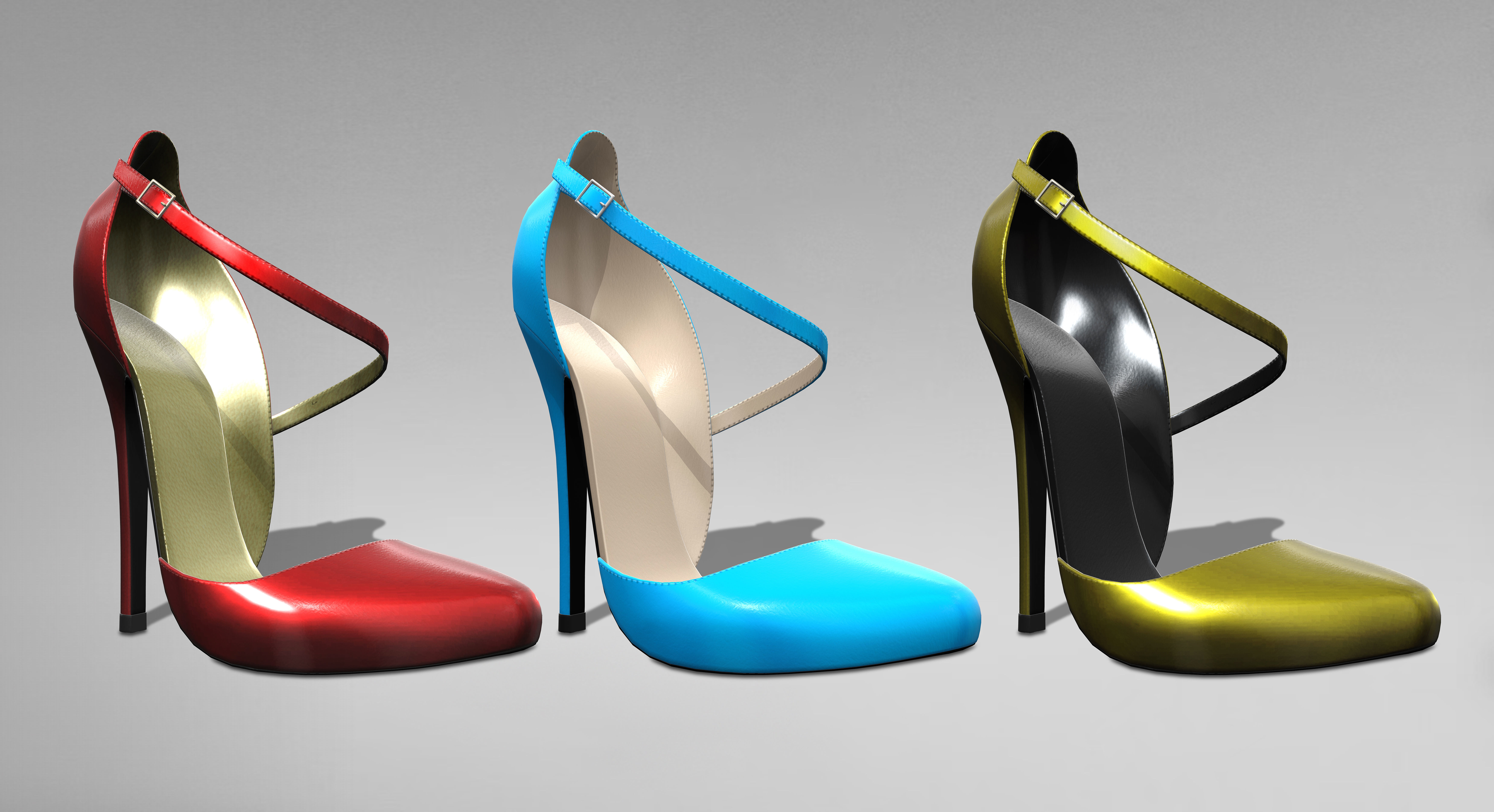 3D model Chicheels High Heels VR / AR / low-poly | CGTrader