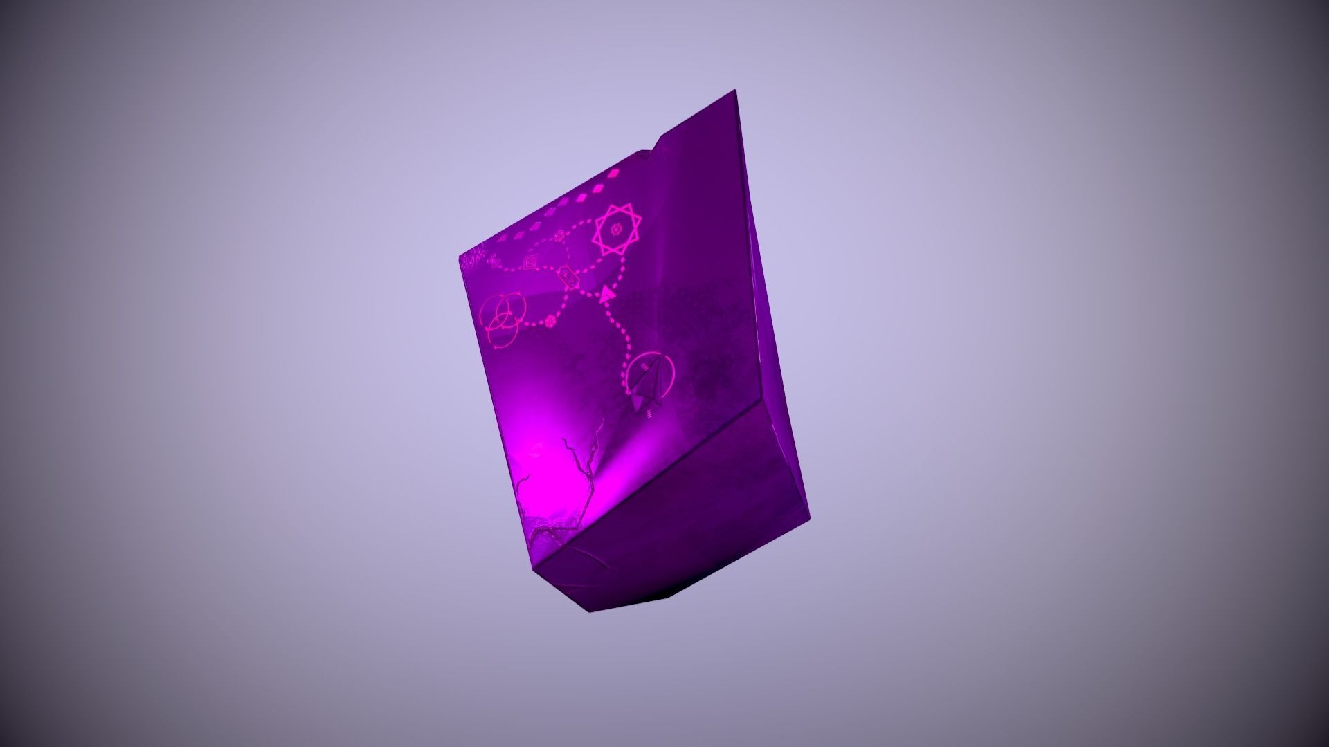 3D model Fragment Magic Rune Stone VR / AR / low-poly | CGTrader