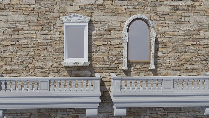 3D model Vintage European Window VR / AR / low-poly | CGTrader