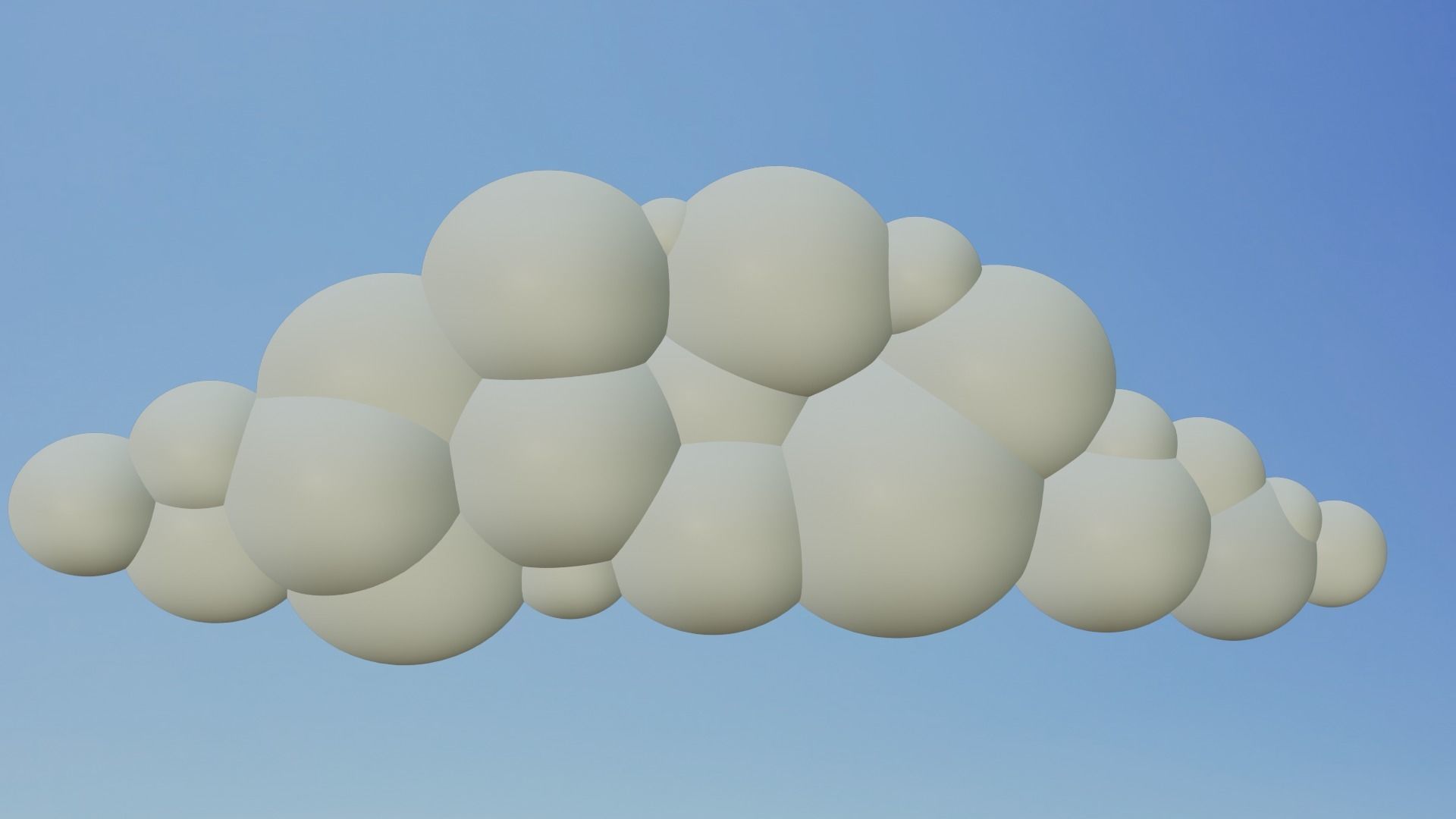 3D model LOW POLY CLOUD - CARTOON 3D model VR / AR / low-poly | CGTrader